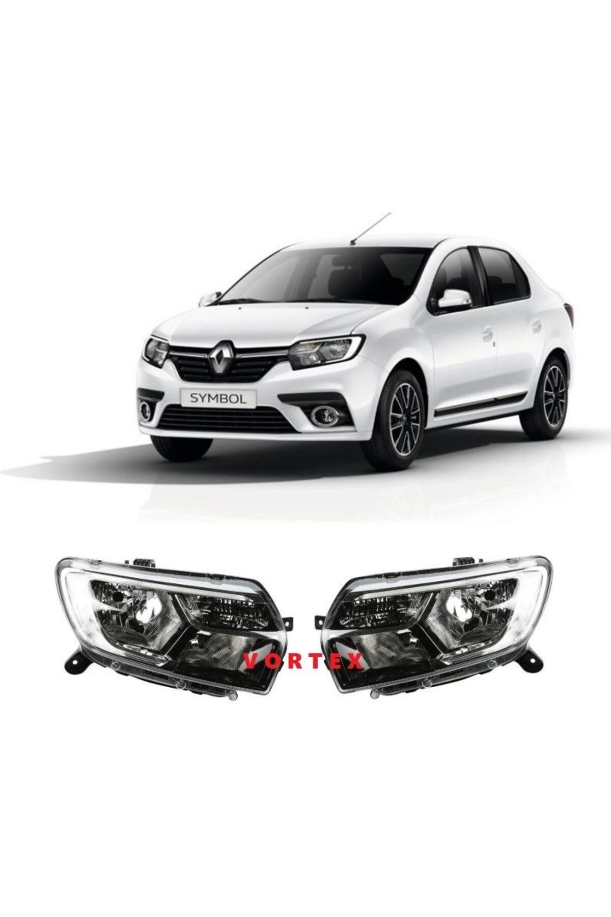 Genel Markalar RENAULT - ÖN FAR SOL ( LEDLİ ) SYMBOL 2016- - 260609154R ...