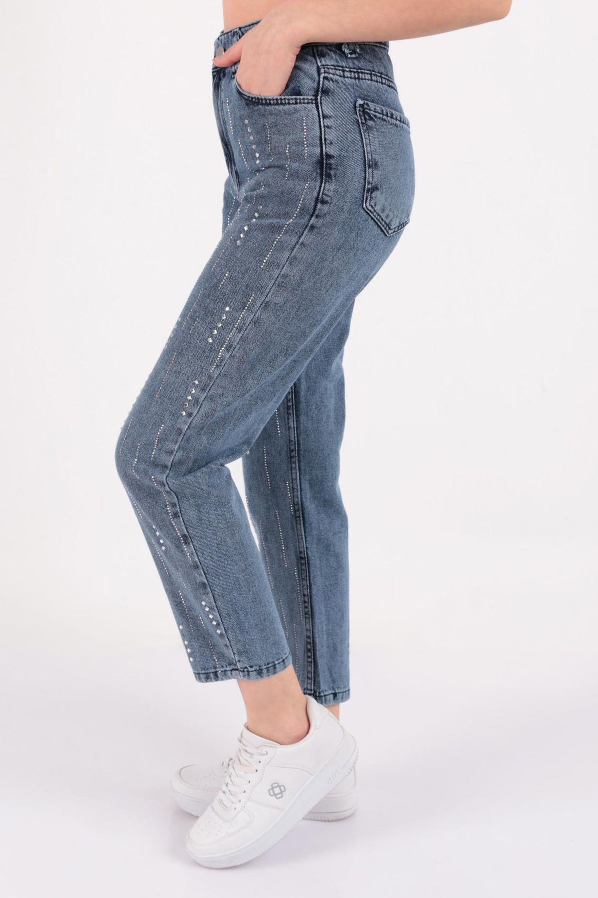 Aynaz 19176 Kadın Taşlı Jean Pantolon Ss - Fiyatı, Yorumları