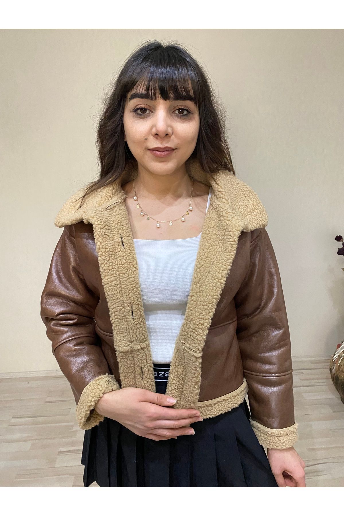 LABELIA Kaban (SUNİ DERİ İÇİ YÜNLÜ YAĞMUR GEÇİRMEZ MONTUMUZ) Fiyatı ...