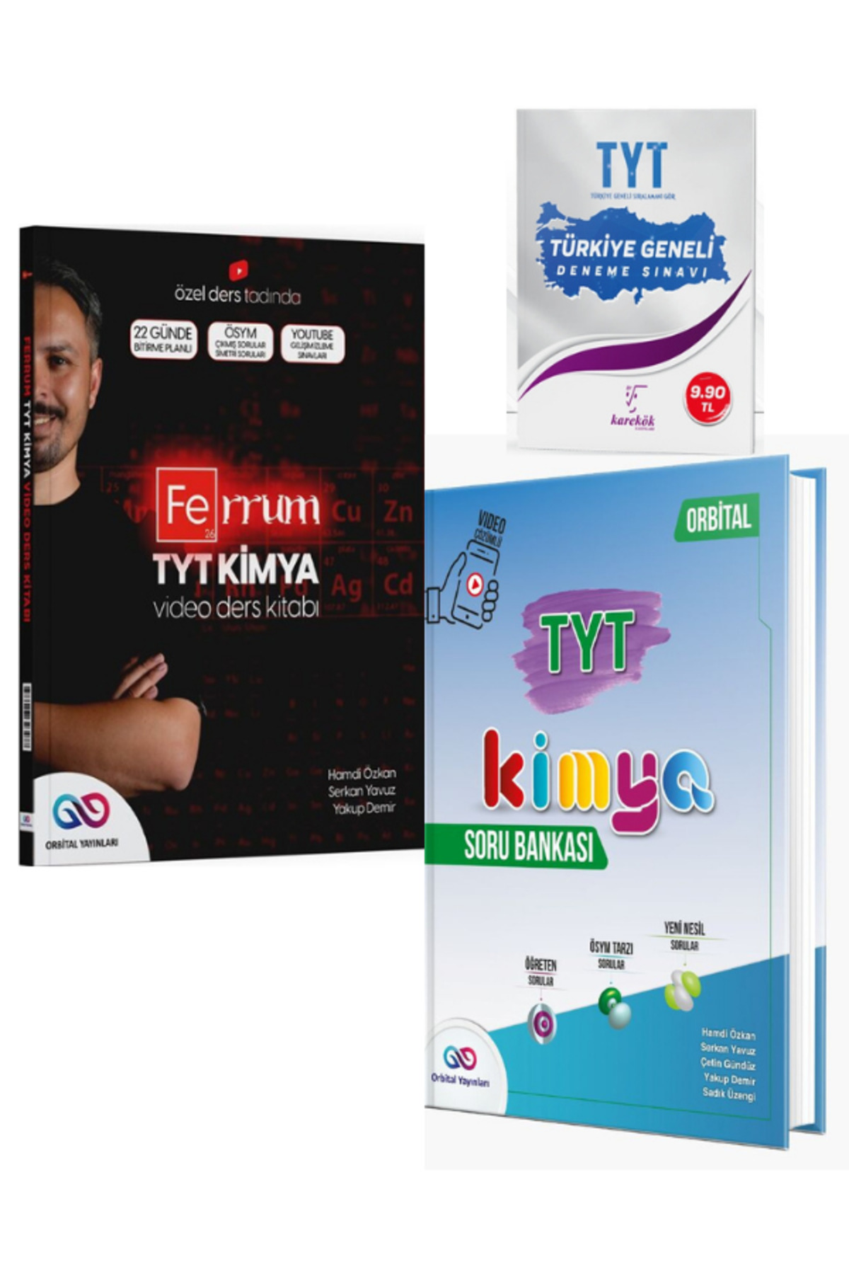 Orbital Yayınları Orbital 2025 TYT Kimya Ferrum Video Ders Konu Kitabı ve Soru Bankası Seti ...