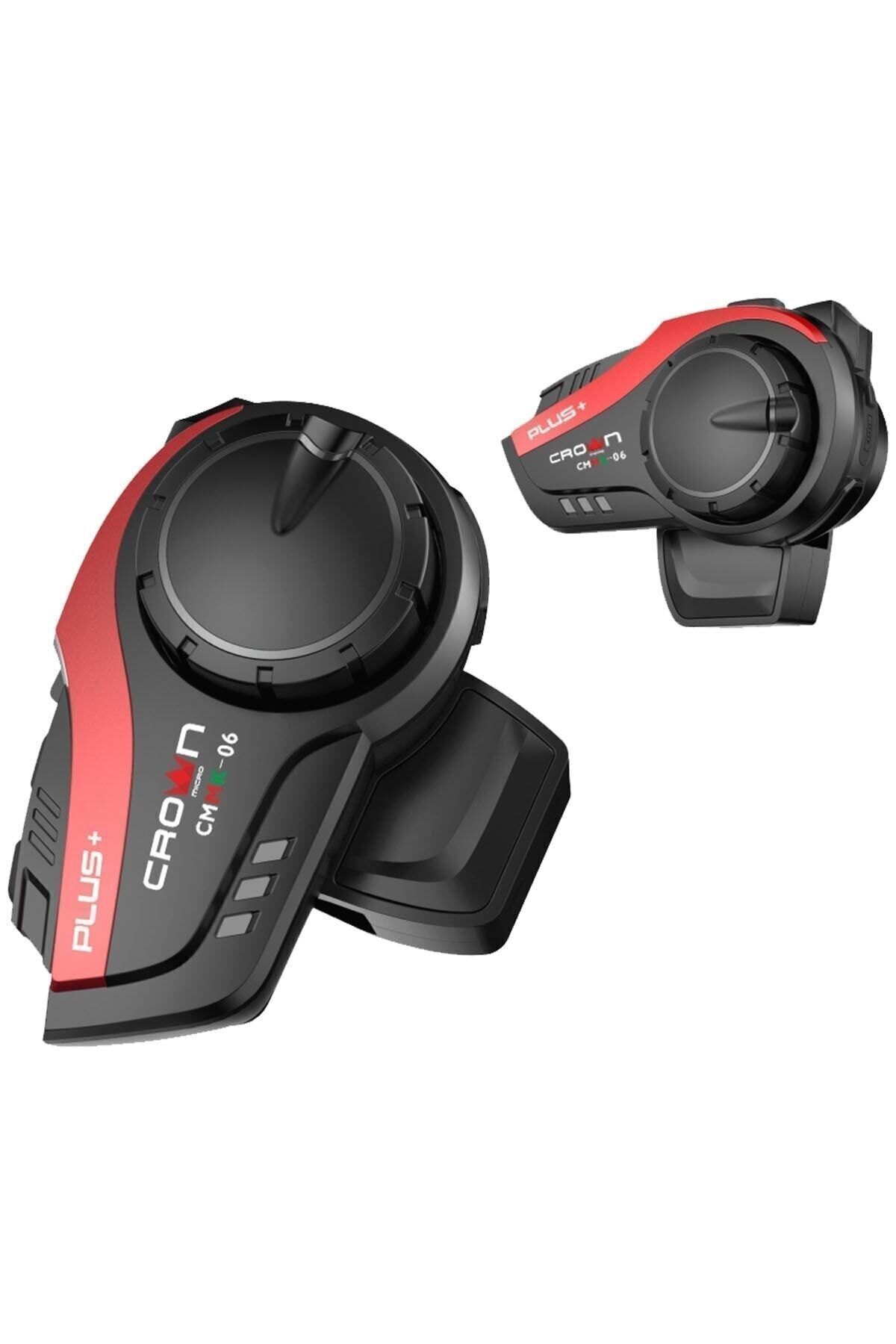 Crown Micro 6 Kişilik Motosiklet Kask Bluetooth Intercom Seti Kask Interkom Cmmk-06 Plus ...