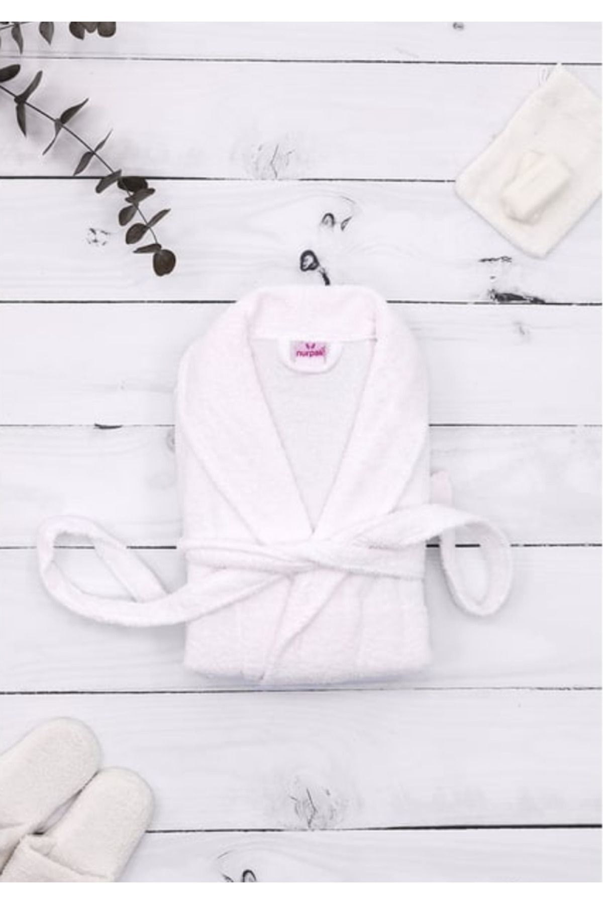 Nurpak Beyaz Bornoz Unisex Otel Tipi - Fiyatı, Yorumları