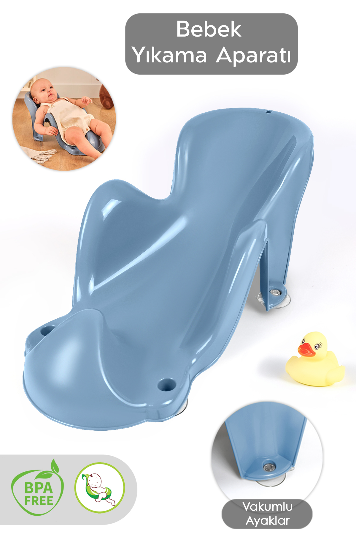 Meleni Baby Vakum Tabanlı Bebek Yıkama Banyo Aparatı - Bebek Yıkama ...