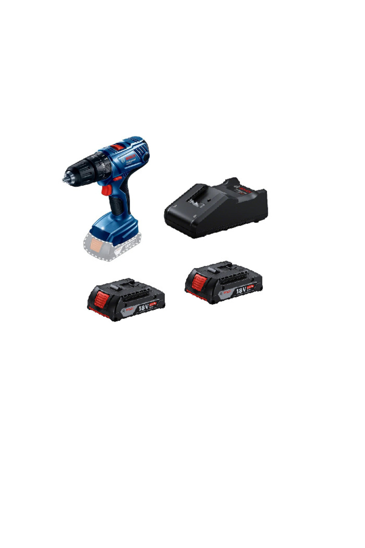Bosch Professional GSB180-LI 18 Volt 2.0 Ah Çift Akülü Darbeli Matkap ...