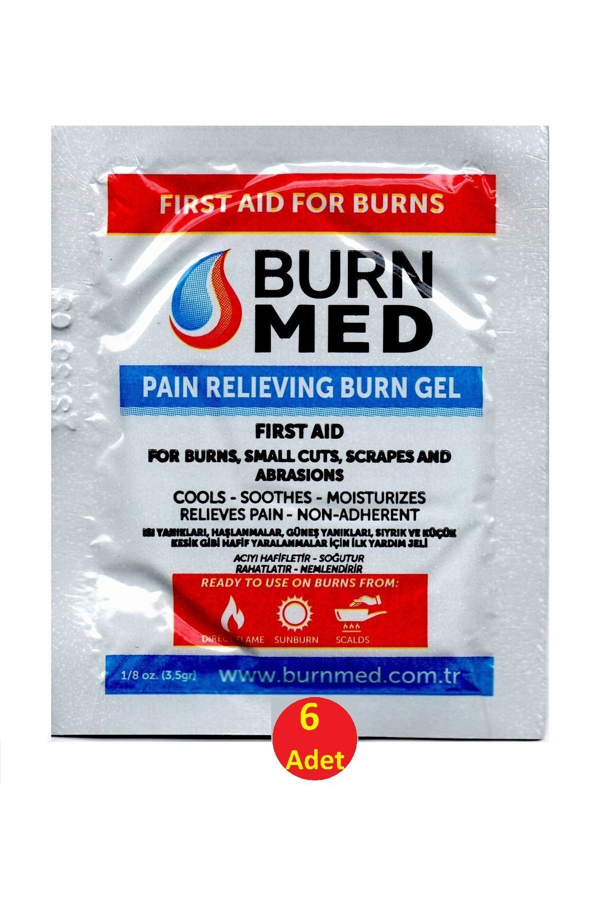 BurnMed BURN MED İLK YARDIM SETİ MİNİ KİT 12 Adet 3,5 gr + 1 Adet 118 ...