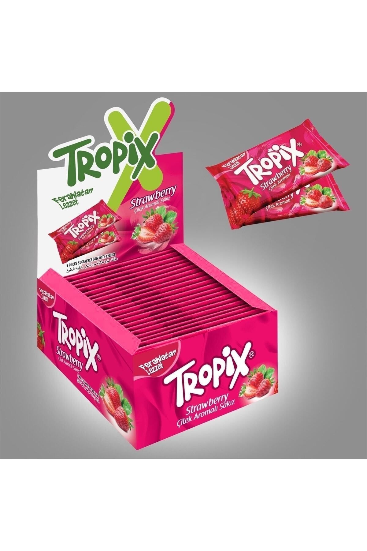 tropix TROPİX ÇİLEK AROMALI SAKIZ 120 ADET (5x24) Fiyatı, Yorumları ...