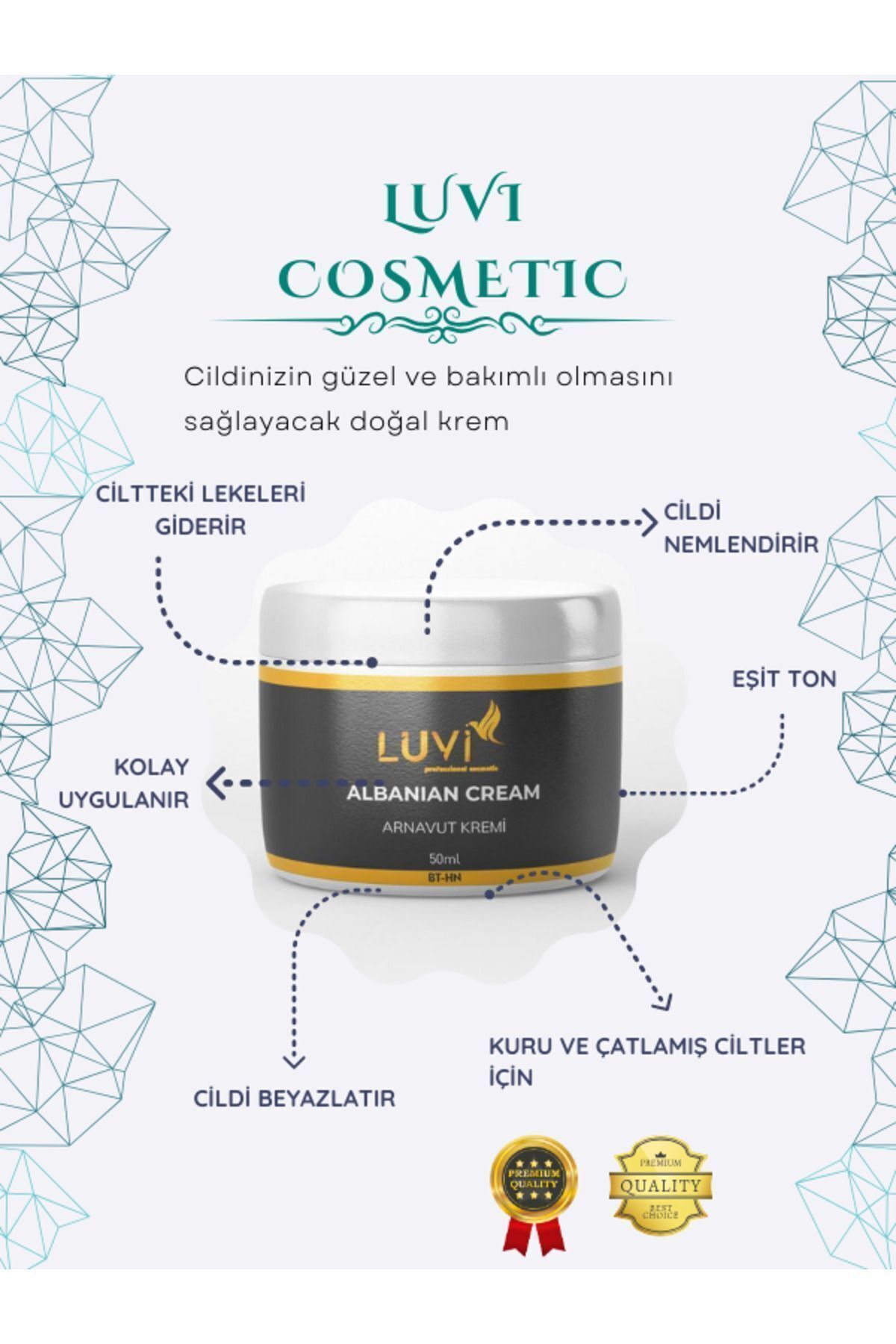Luvi LUVİ Beyazlatıcı Arnavut Kremi 50 Ml Fiyatı, Yorumları - Trendyol