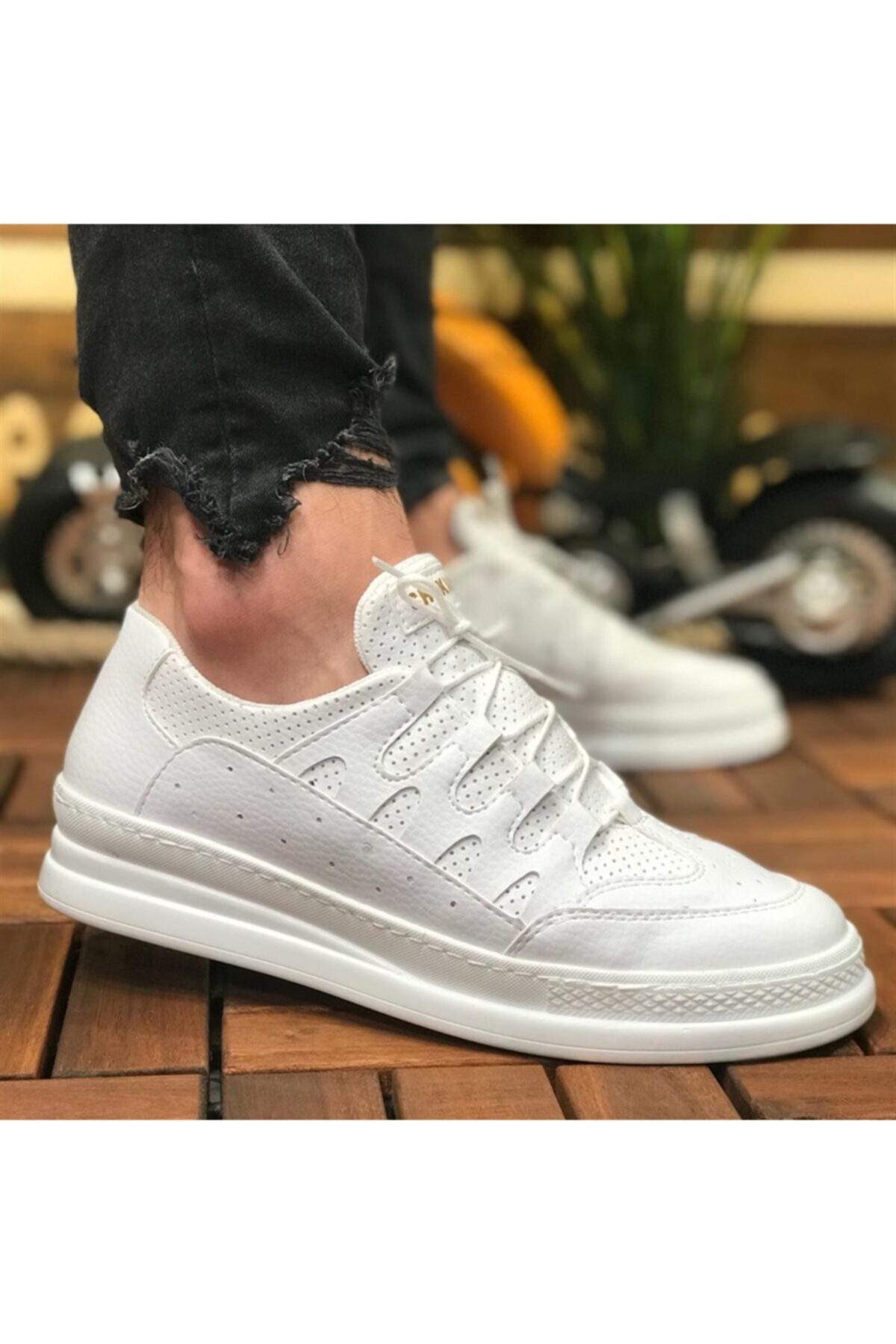 Chekich 040 Spor Beyaz Erkek Ayakkabı - Günlük Ayakkabı