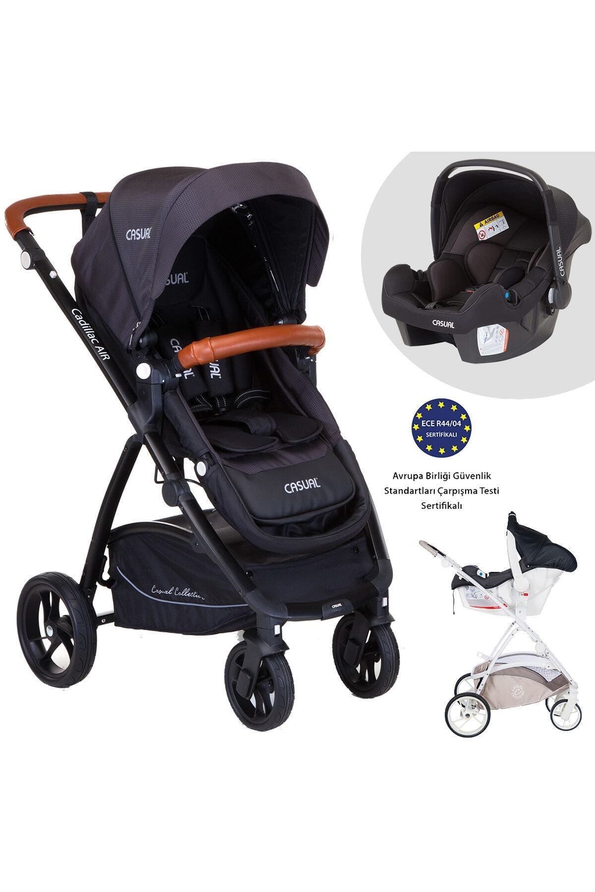 Casual Antrasit Cadillac Air Trona Travel Sistem Bebek Arabası Casual Antrasit Cadillac Air Trona Travel Sistem Bebek Arabası