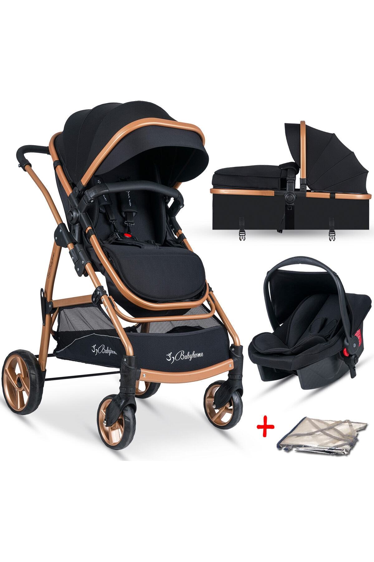 Baby Home Bh-855 Mix Gold Travel Sistem Bebek Arabası + Puset Baby Home Bh-855 Mix Gold Travel Sistem Bebek Arabası + Puset