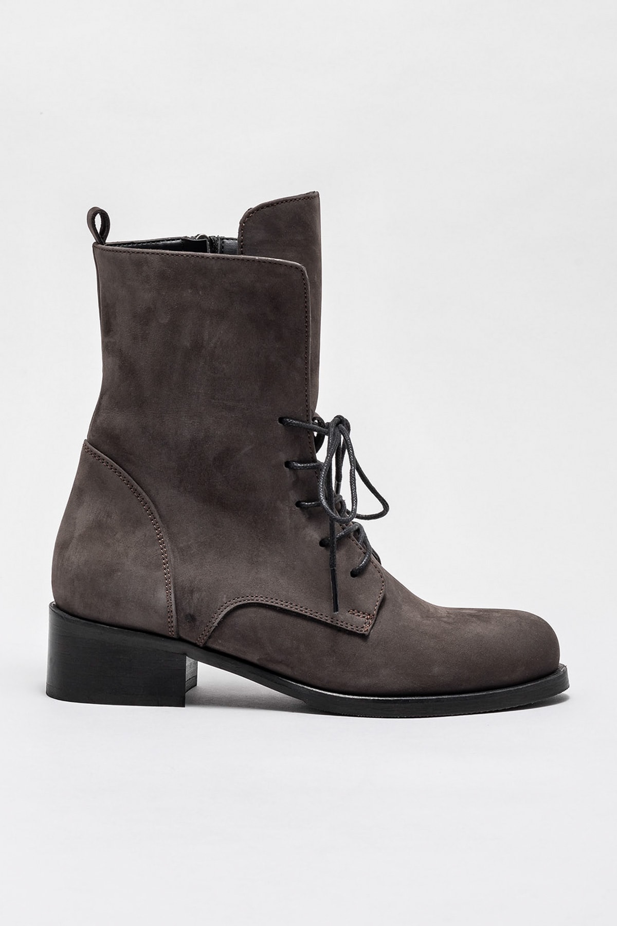 Elle Shoes SHONA Hakiki Deri Toprak Kadın Bot