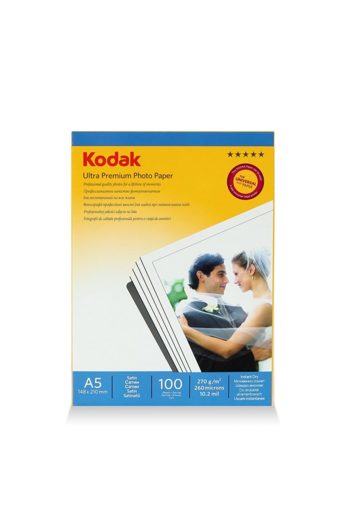 Kodak Photo Paper A5 Satin-mat (15x21-100'lük) 270g - Fiyatı, Yorumları