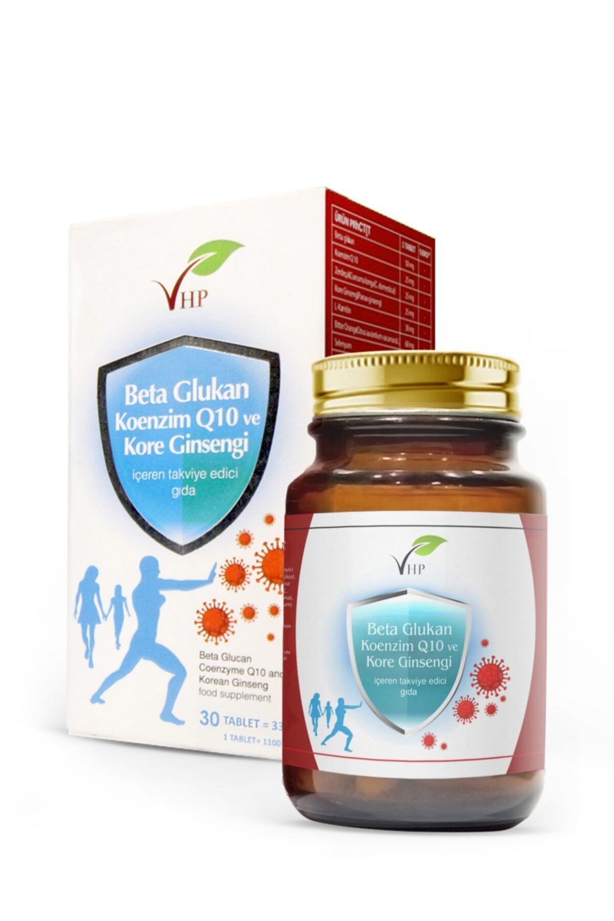 VHP Beta Glukan Koenzimq10 Ve Kore Ginseng 30 Tablet Fiyatı, Yorumları ...