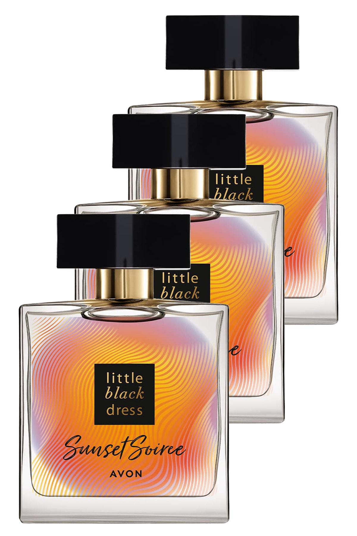 Avon Little Black Dress Sunset Soiree Kadın Parfüm Edp 50ml Üçlü Set ...