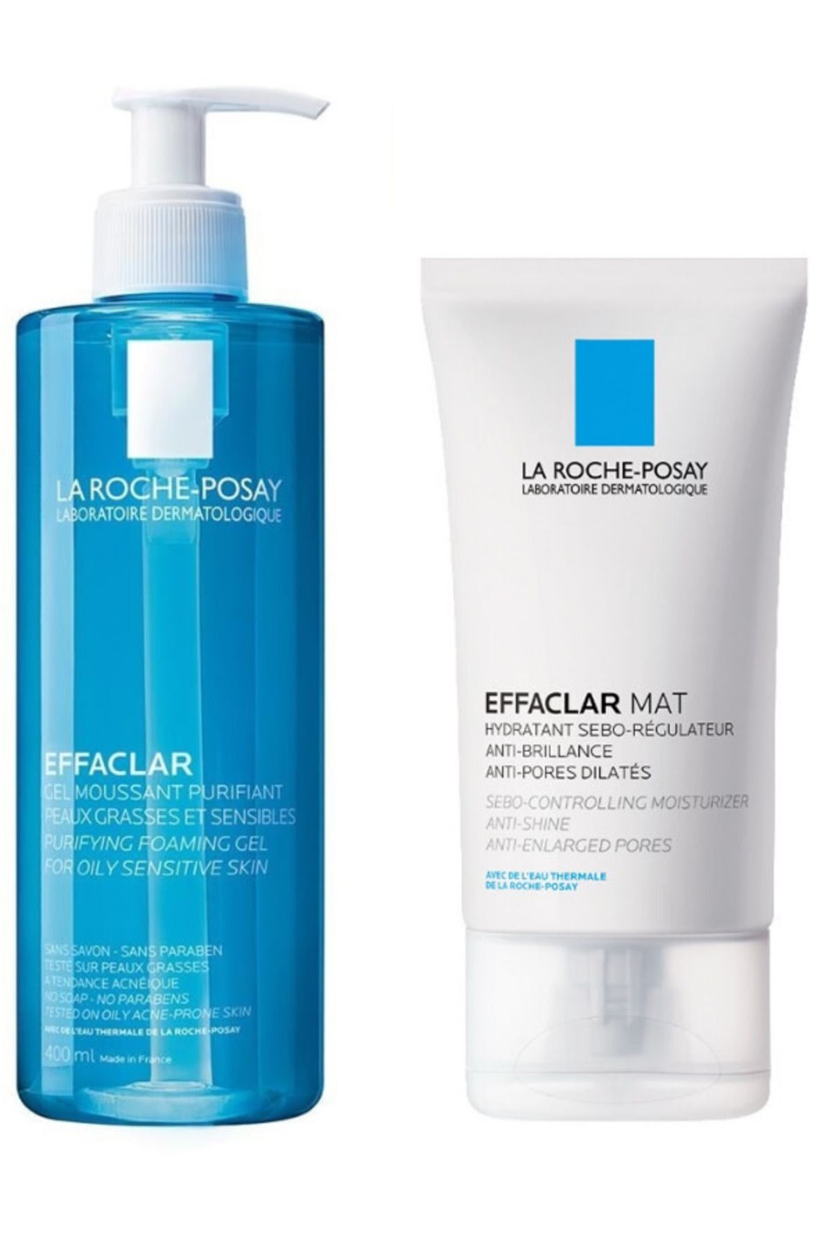 La Roche Posay Effaclar Jel 400 ml + La Roche Posay Effaclar Mat ...
