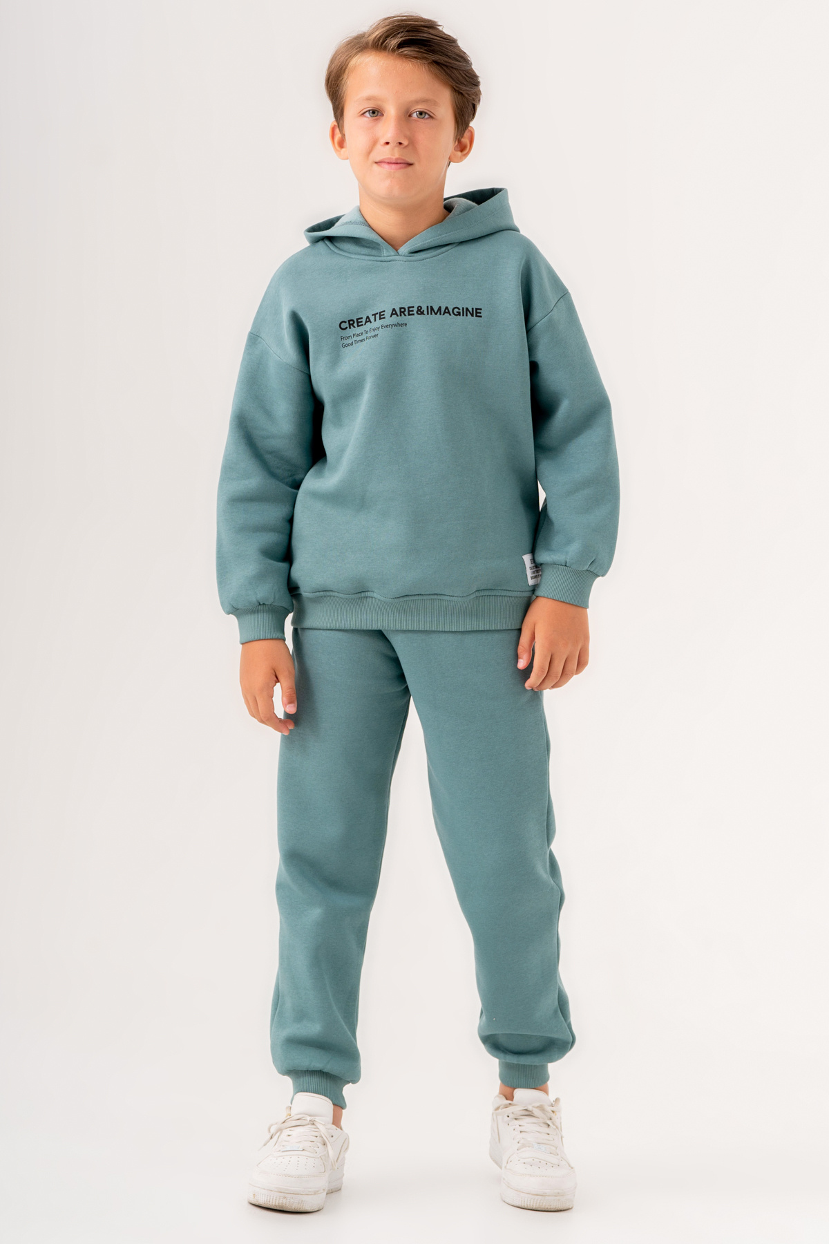 Smile Kids Erkek Çocuk Petrol Create Are Imagine Baskılı 5-9 Yaş Takım ...