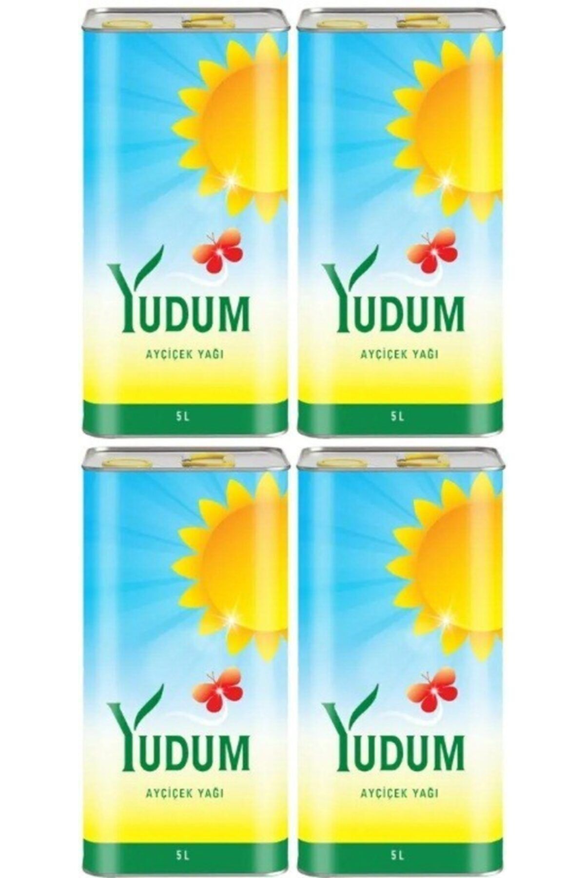 Yudum Ayçiçek Yağı 5 Lt Teneke 4 Adet - Fiyatı, Yorumları