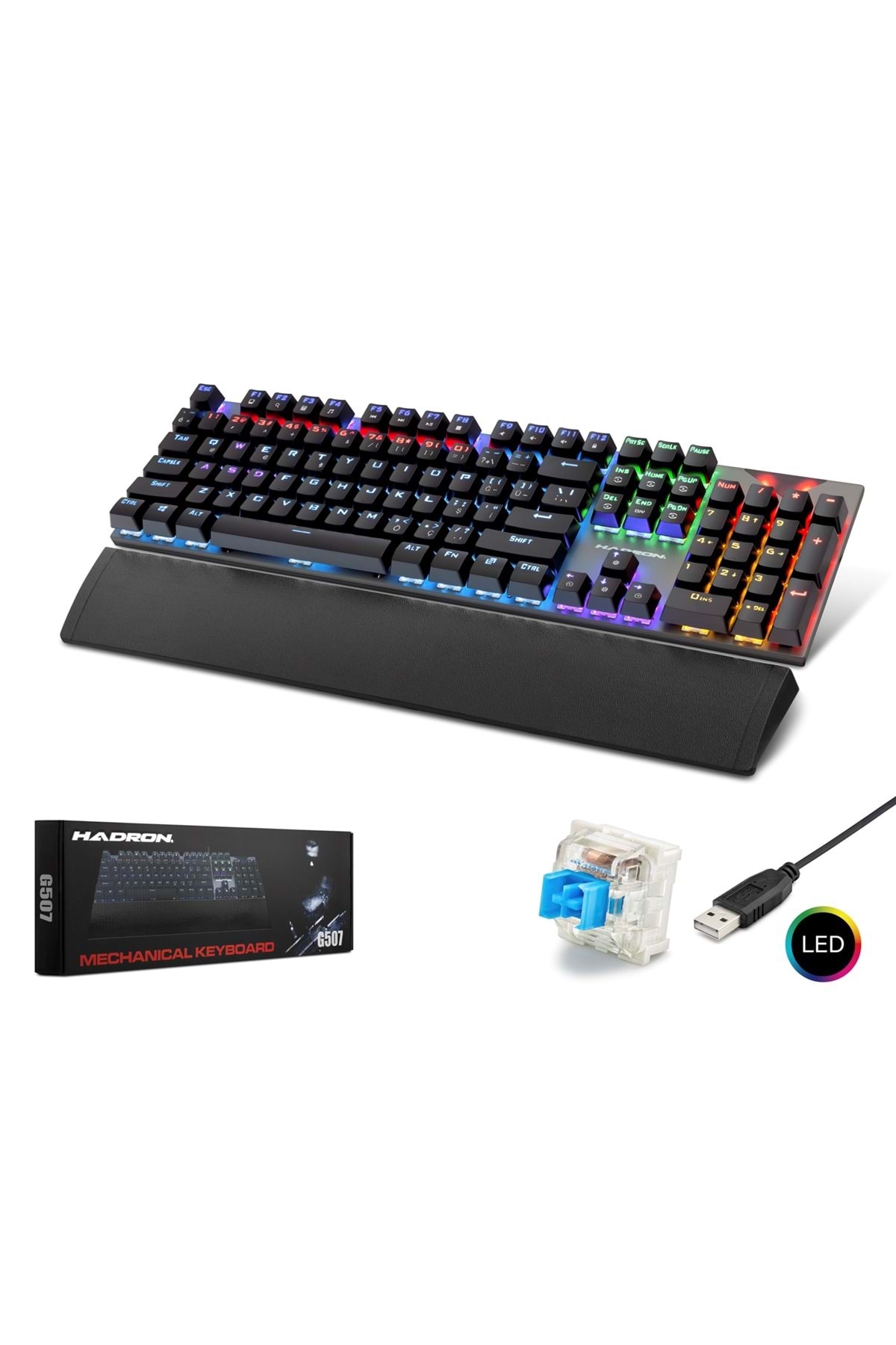 HADRON G507 Kablolu Mekanik Rgb Oyun Klavye Fiyatı, Yorumları - Trendyol