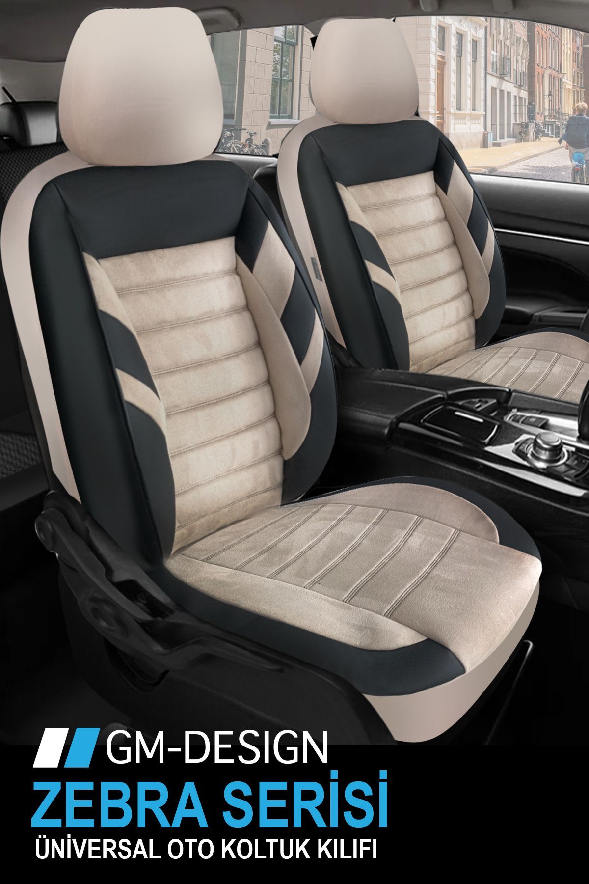 GM-DESIGN Zebra Bej-Siyah Tofaş Şahin Uyumlu Oto Koltuk Kılıfı Fiyatı, Yorumları - Trendyol