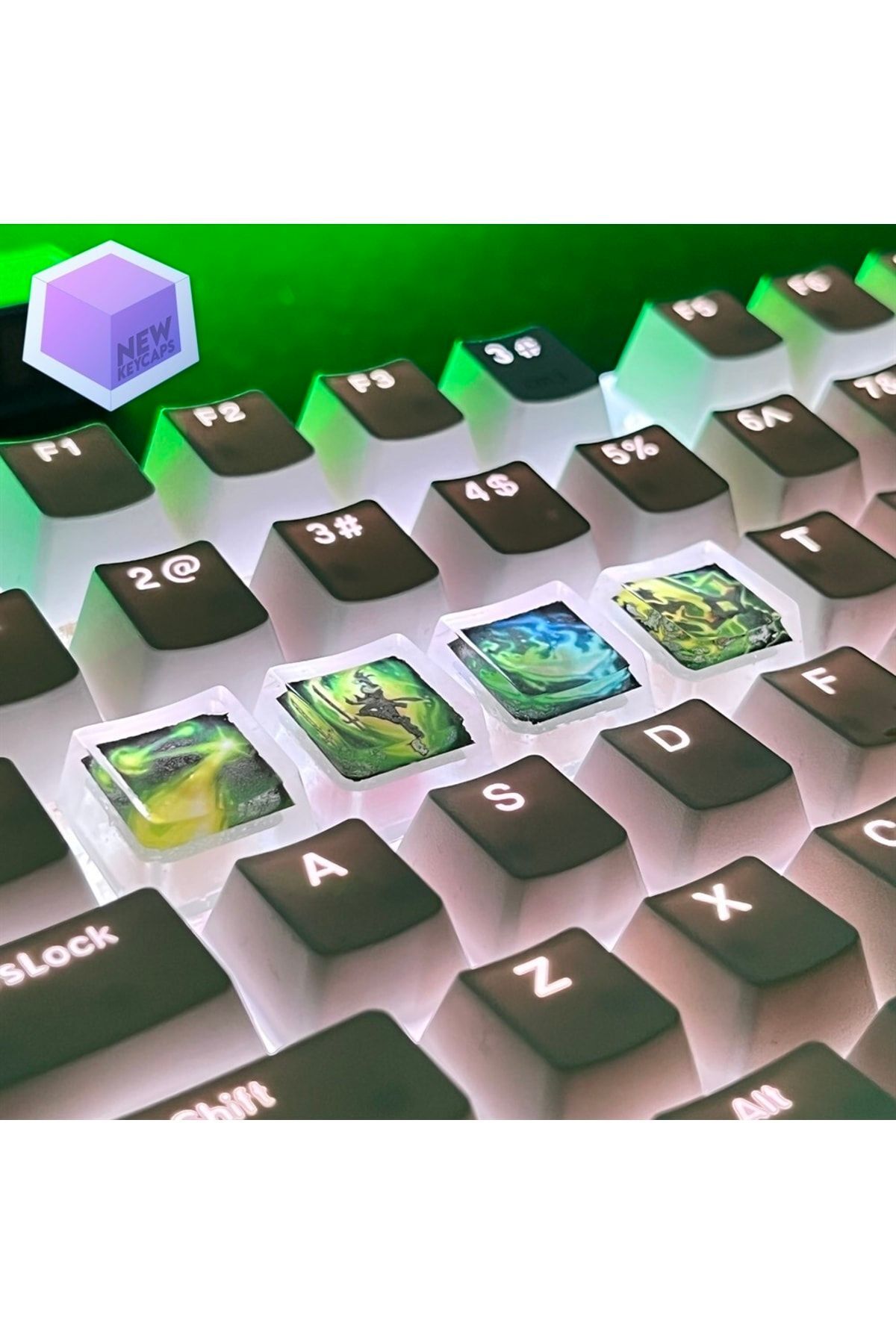 New Keycaps League Of Legends Lol Master Yi Tuşları Q-w-e-r Mekanik ...