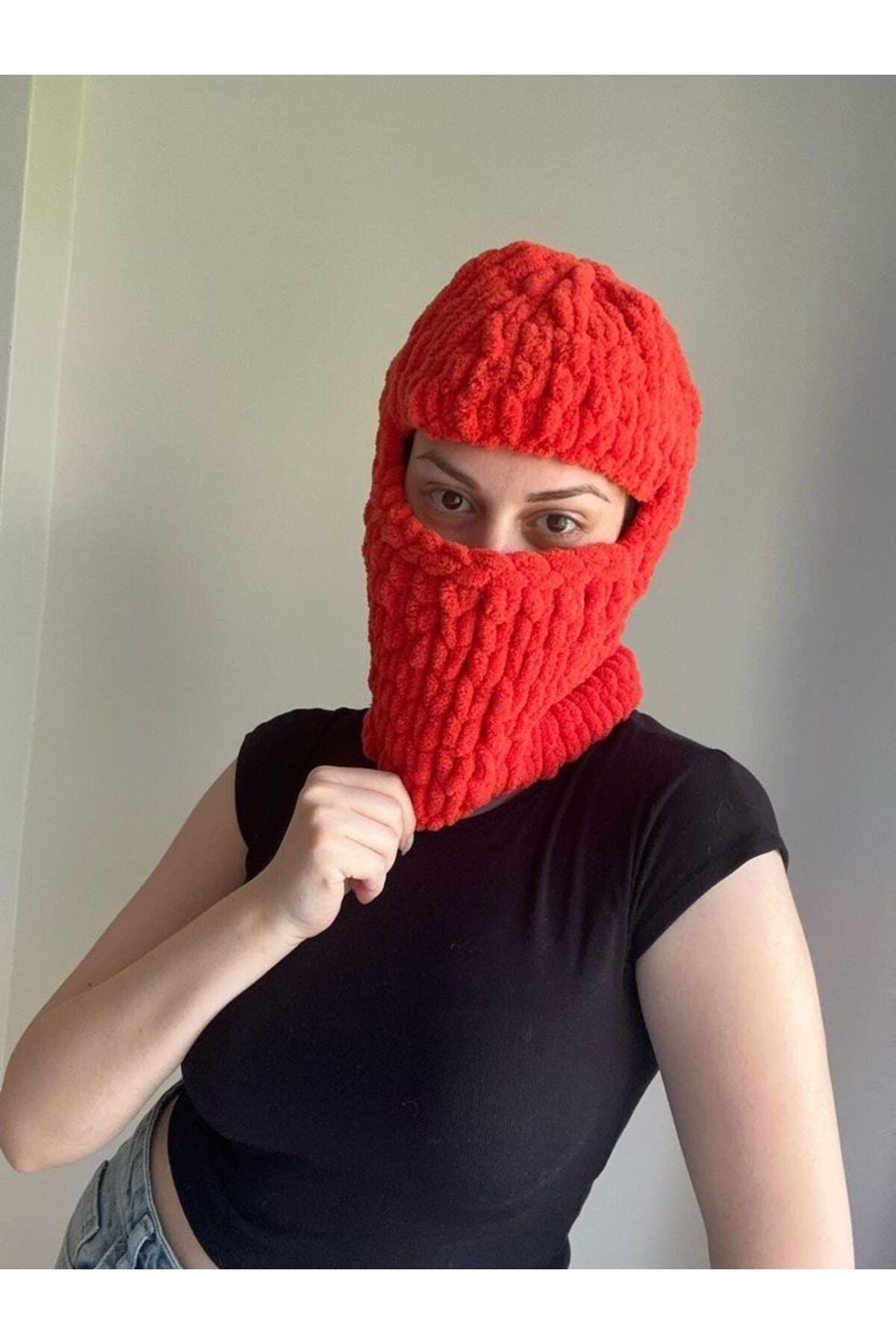 AidaAstrid Kar Maskesi Şapka Puffy Bere Kayak&snowboard Balaclava(60 ...