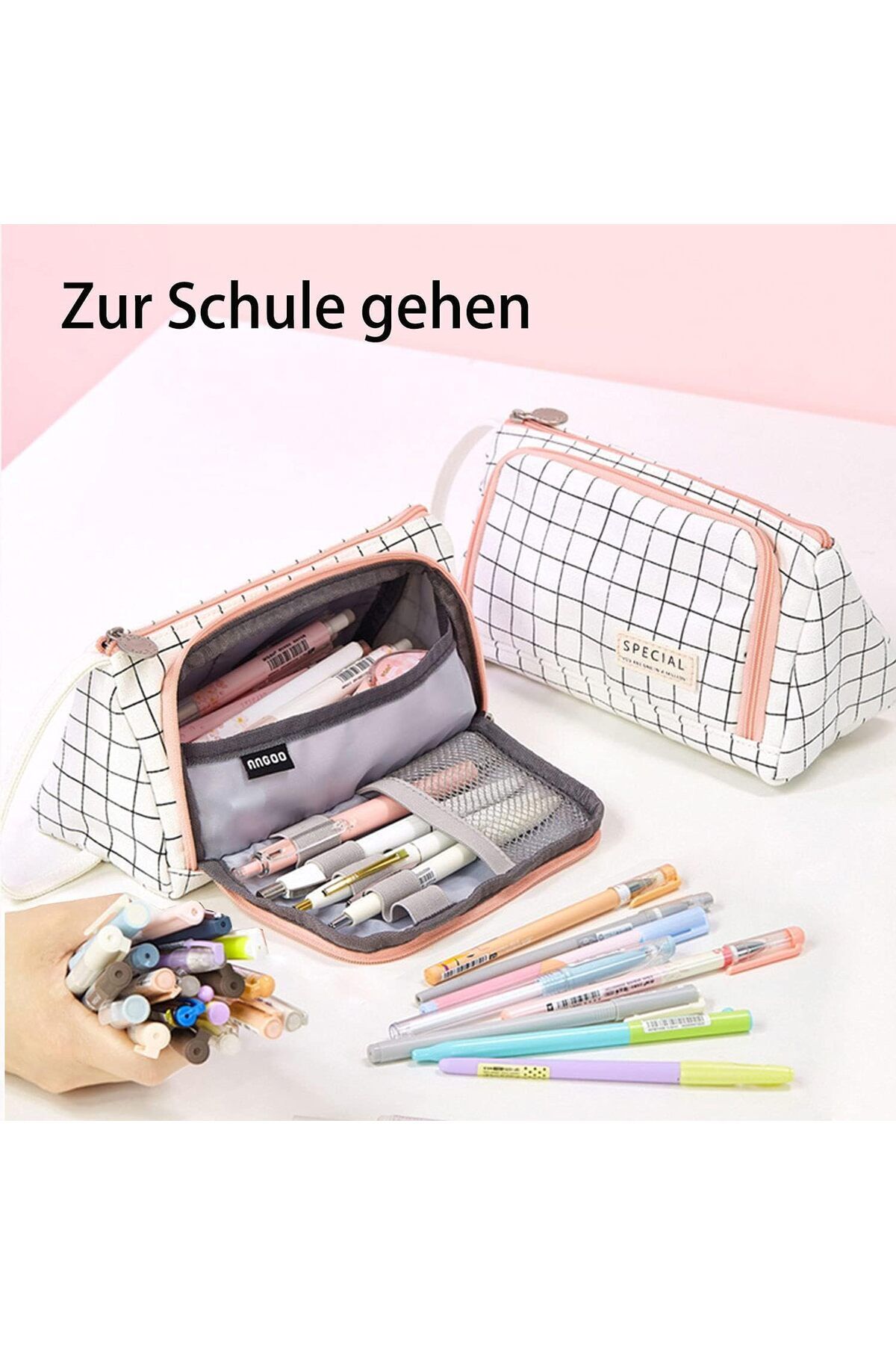 LUPPER SEVİMLİ KALEMLİK kalem kutusu, büyük kapasiteli, kalem kutusu ...