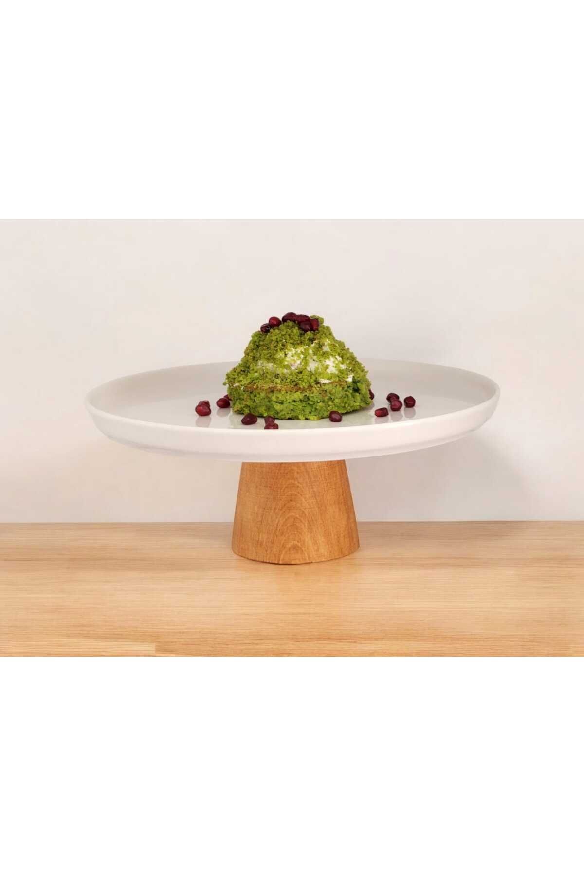 MALAS HOME Ahşap ayakli pasta standi, kek sunumluk, pasta tabagi Fiyatı ...