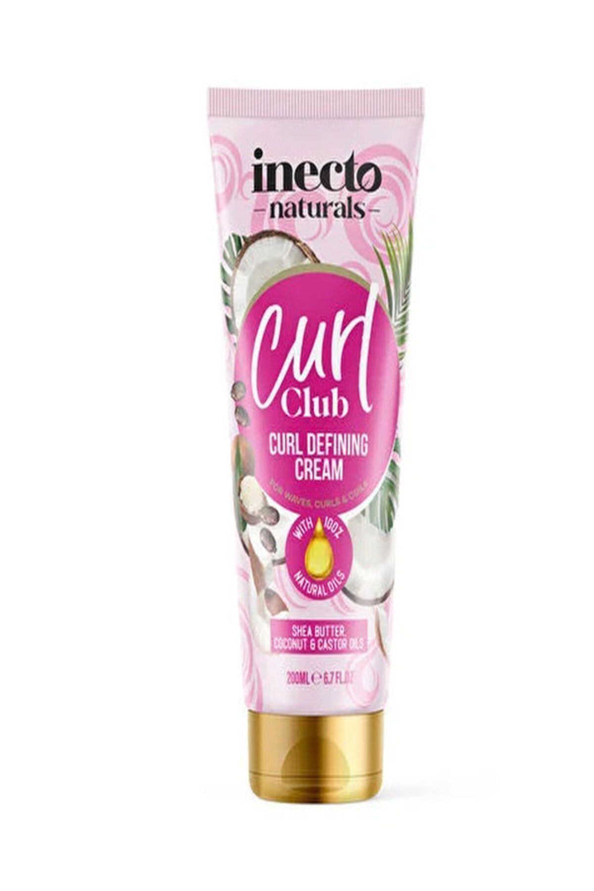 inecto Curl Club, Bukle Belirleyici saç bakım Kremi,tüm Kıvırcık Saç ...
