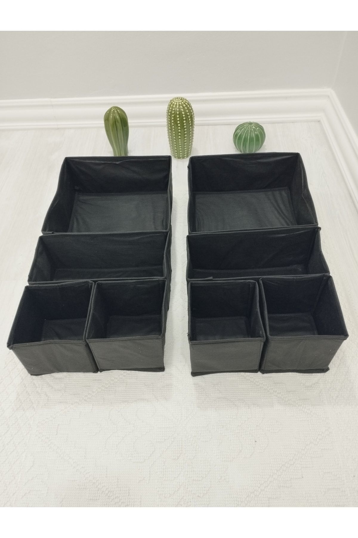 Balkan Room 8'li Siyah Çekmece Içi Düzenleyici Organizer Set - Çok ...