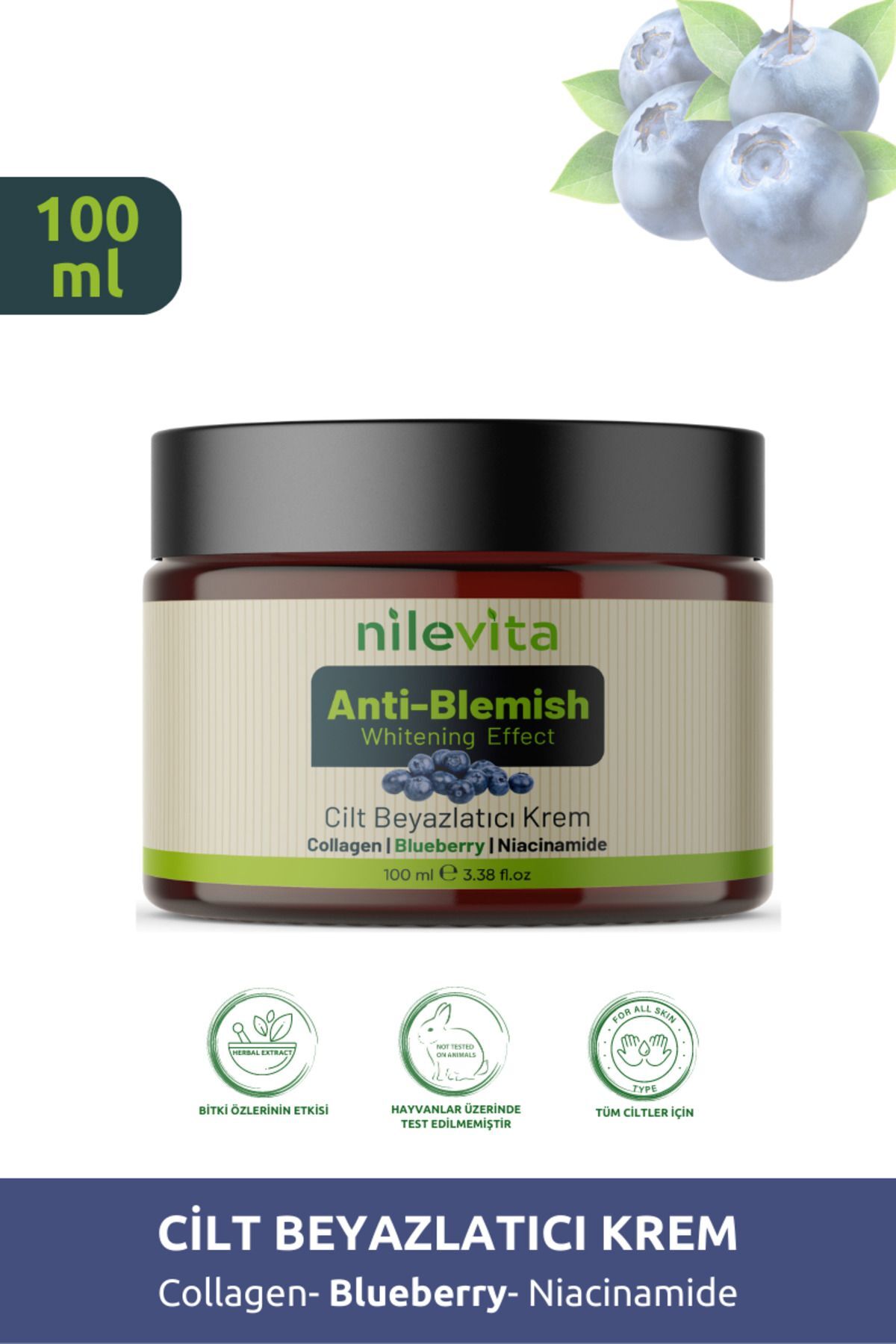 nilevita Cilt Beyazlatıcı Bitki Özlü Krem, Yüz Ve Vücut Leke Giderici ...