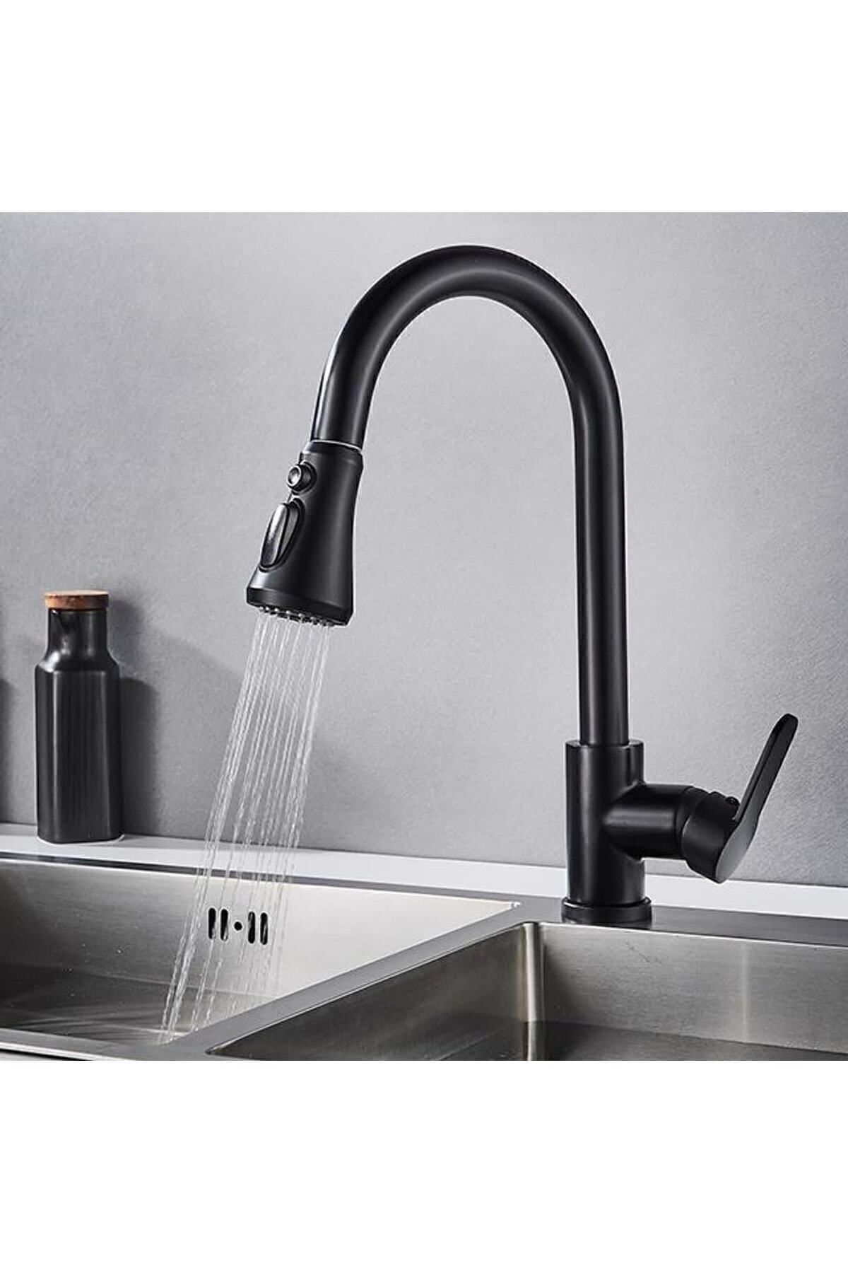 FLEKO Siyah Spiralli Mutfak Bataryası Siyah Mutfak Dekor Musluk Fiyatı ...