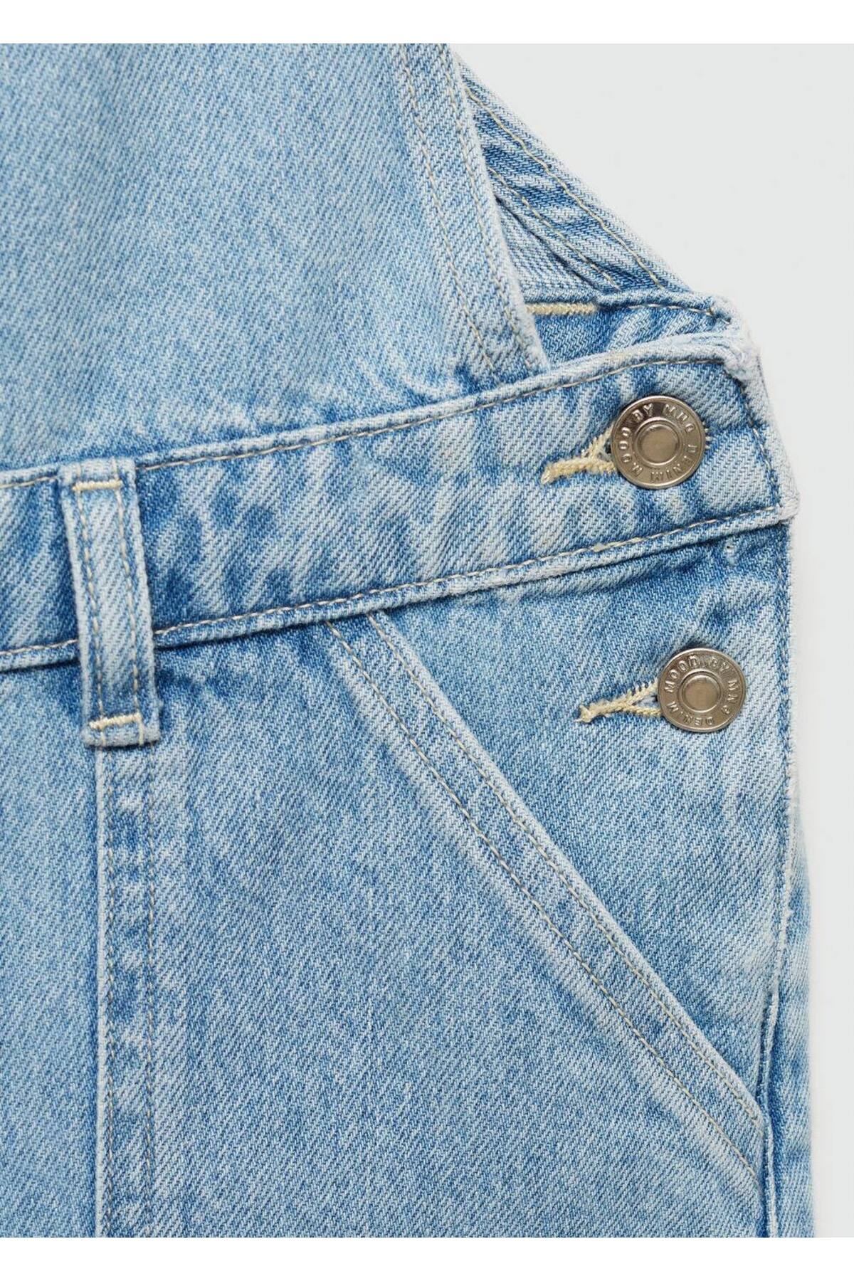 MANGO Kids Düz Kesim Denim Tulum Fiyatı, Yorumları - Trendyol