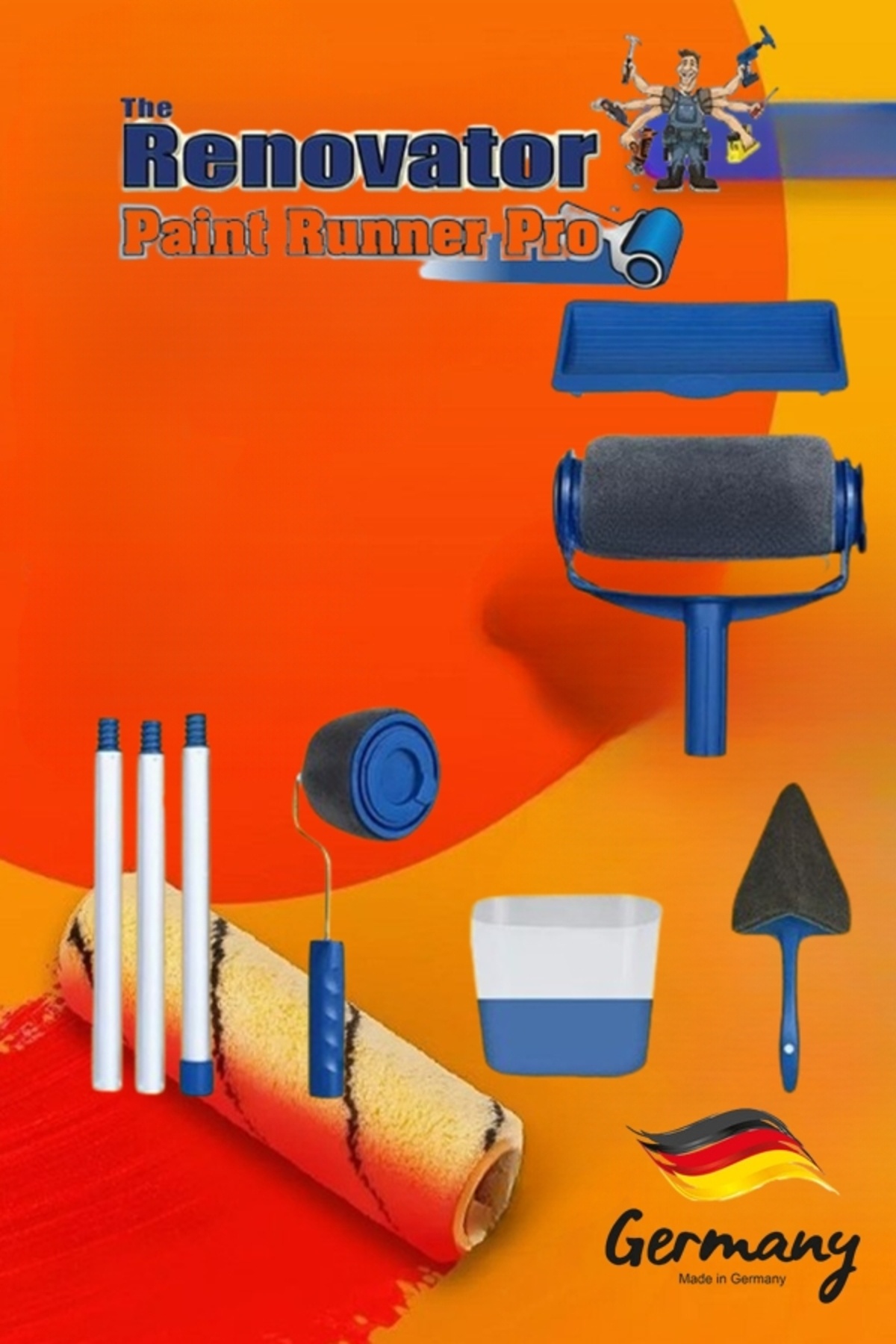 Xolo Renovator Paint Runner Pro Damlatmayan Alman Boya Badana Seti ...