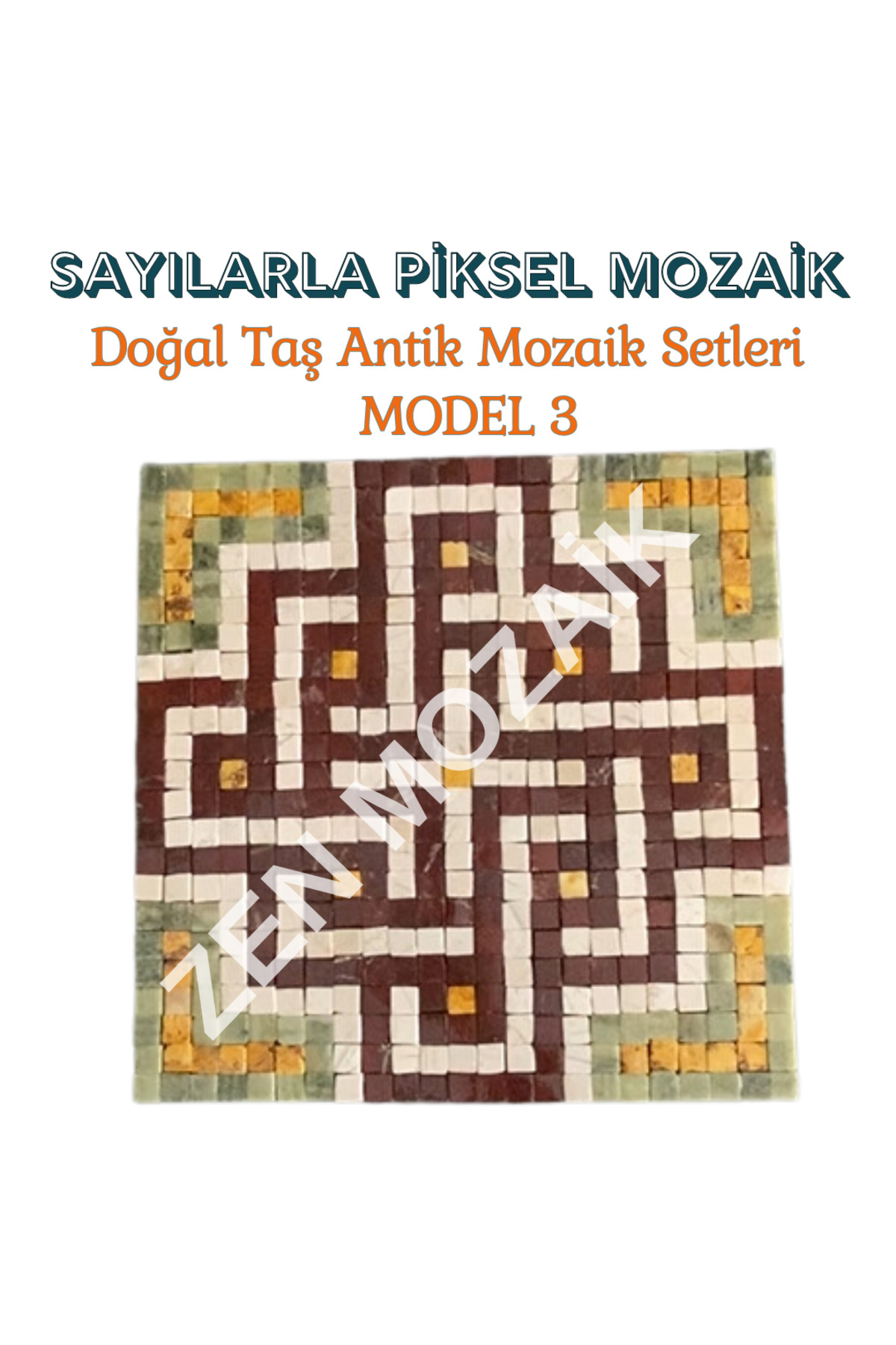 Zen Mozaik Sayılarla Piksel Mozaik Kendin Yap Seti - Antik Mozaik ...