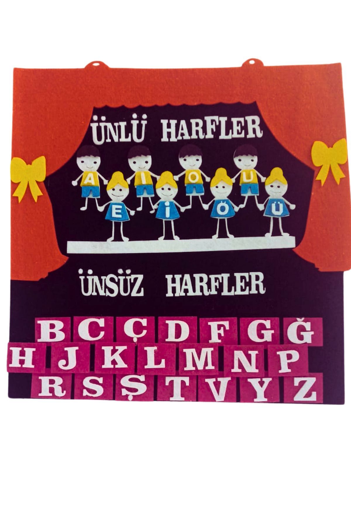 Aydede Oyunevi Ünlü Ve Ünsüz Harfler Keçe Pano 1. Sınıf Sesli Ve Sessiz ...