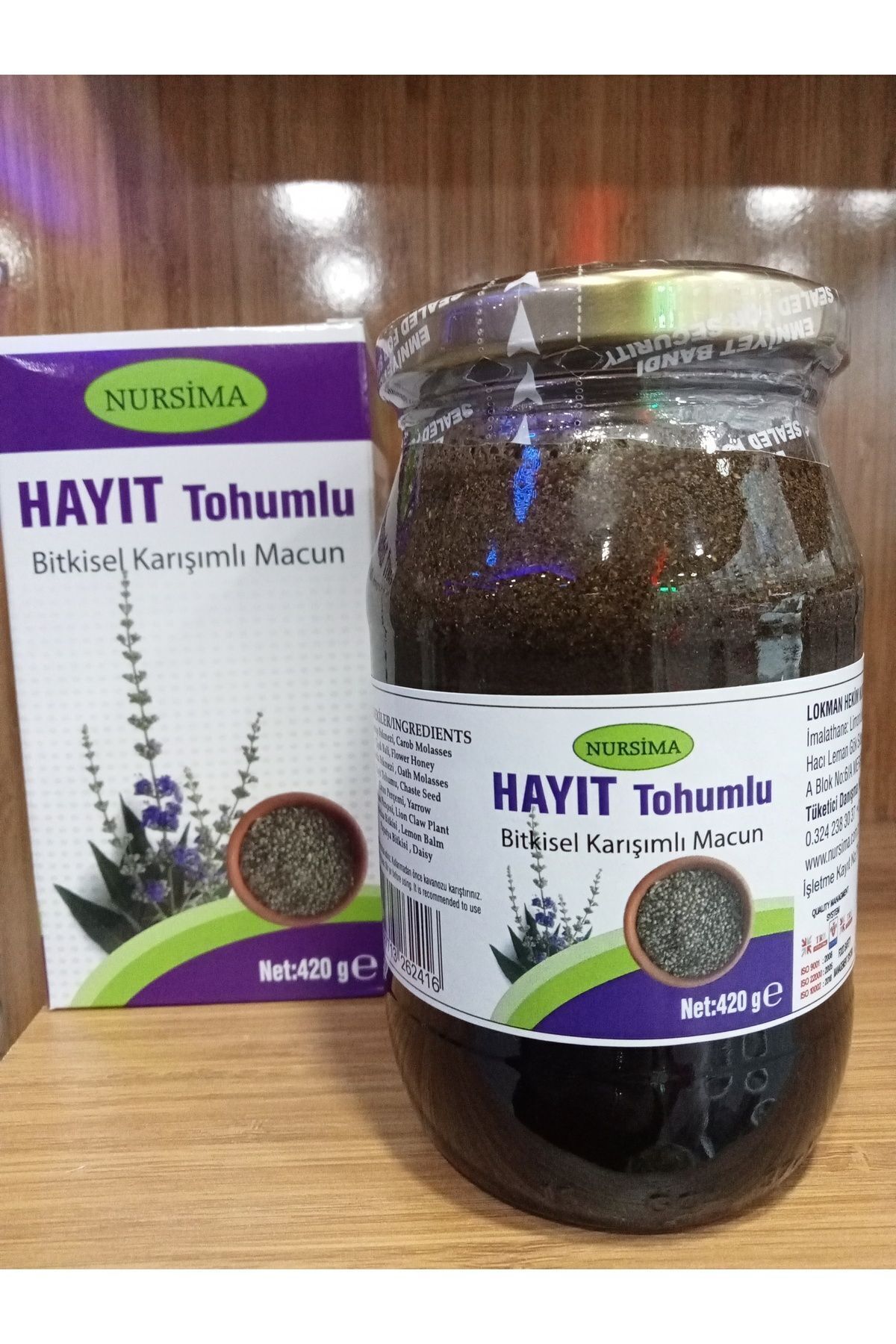 Nursima Hayıt Tohumlu Bitkisel Karışımlı Macun 420 gr - Fiyatı, Yorumları