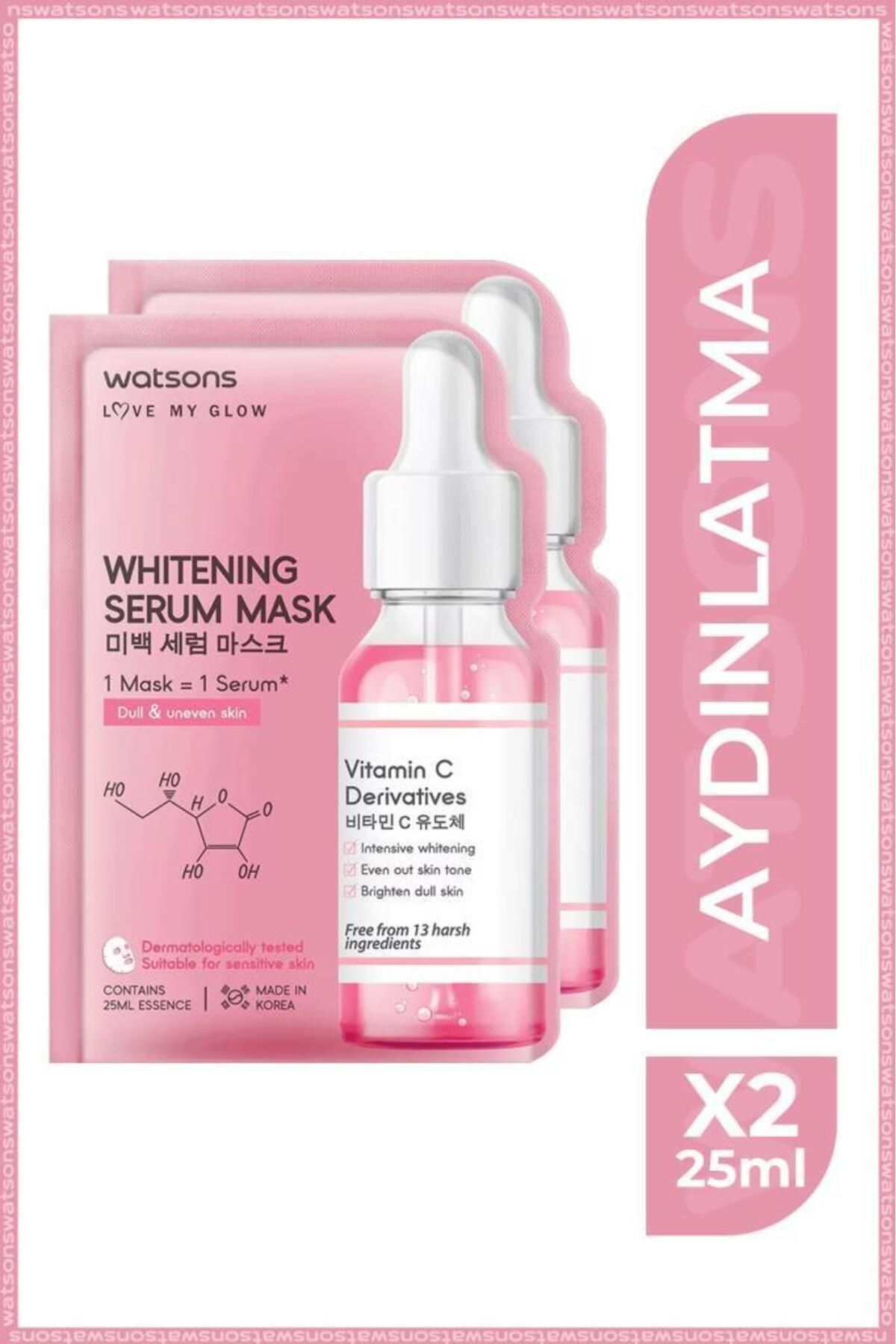 Watsons Whitening Serum Maske * 2 Adet Fiyatı, Yorumları - Trendyol