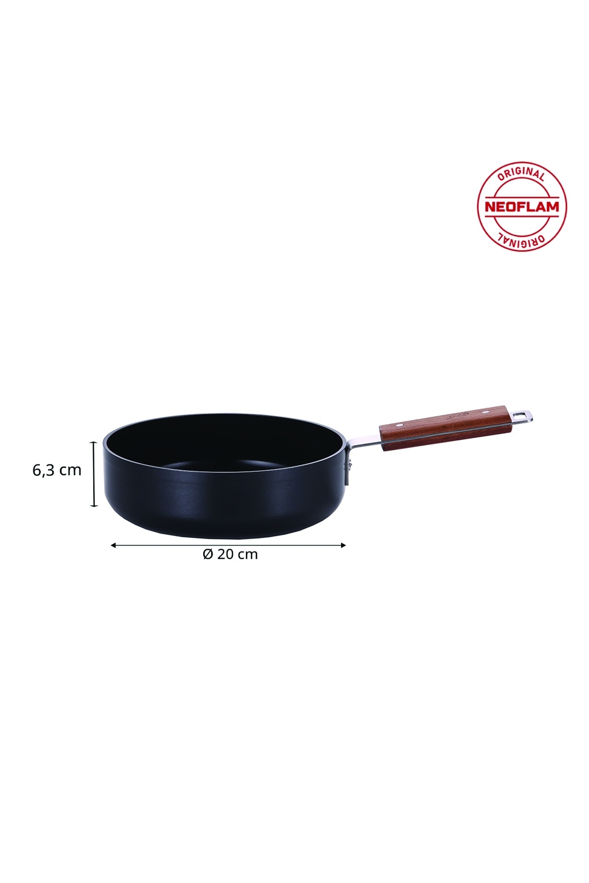 NEOFLAM Bıen Alüminyum Döküm Wok Tava, Siyah 20cm Fiyatı, Yorumları - Trendyol