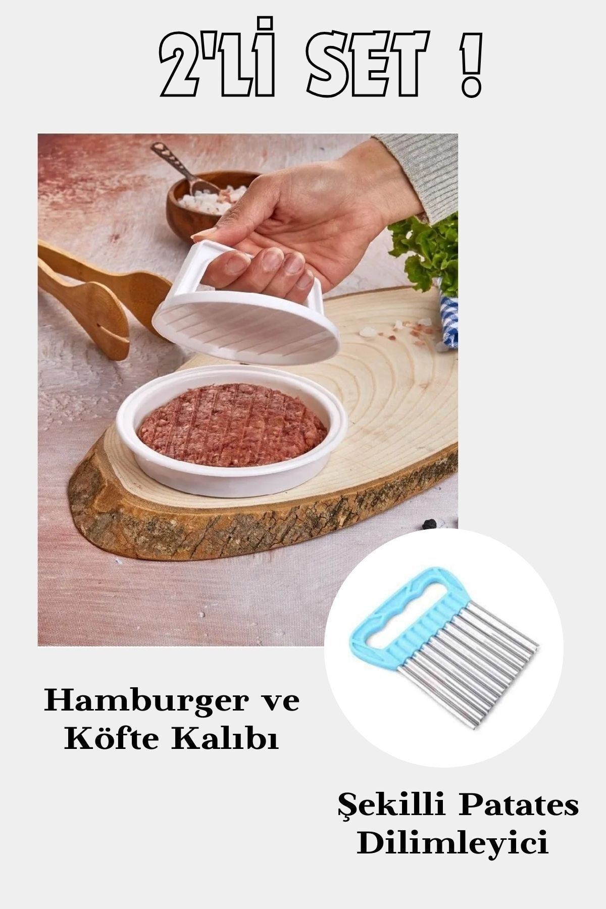 Rotanev Hamburger ve Köfte Kalıbı Şekillendirici Pratik Köfte Yapma ...