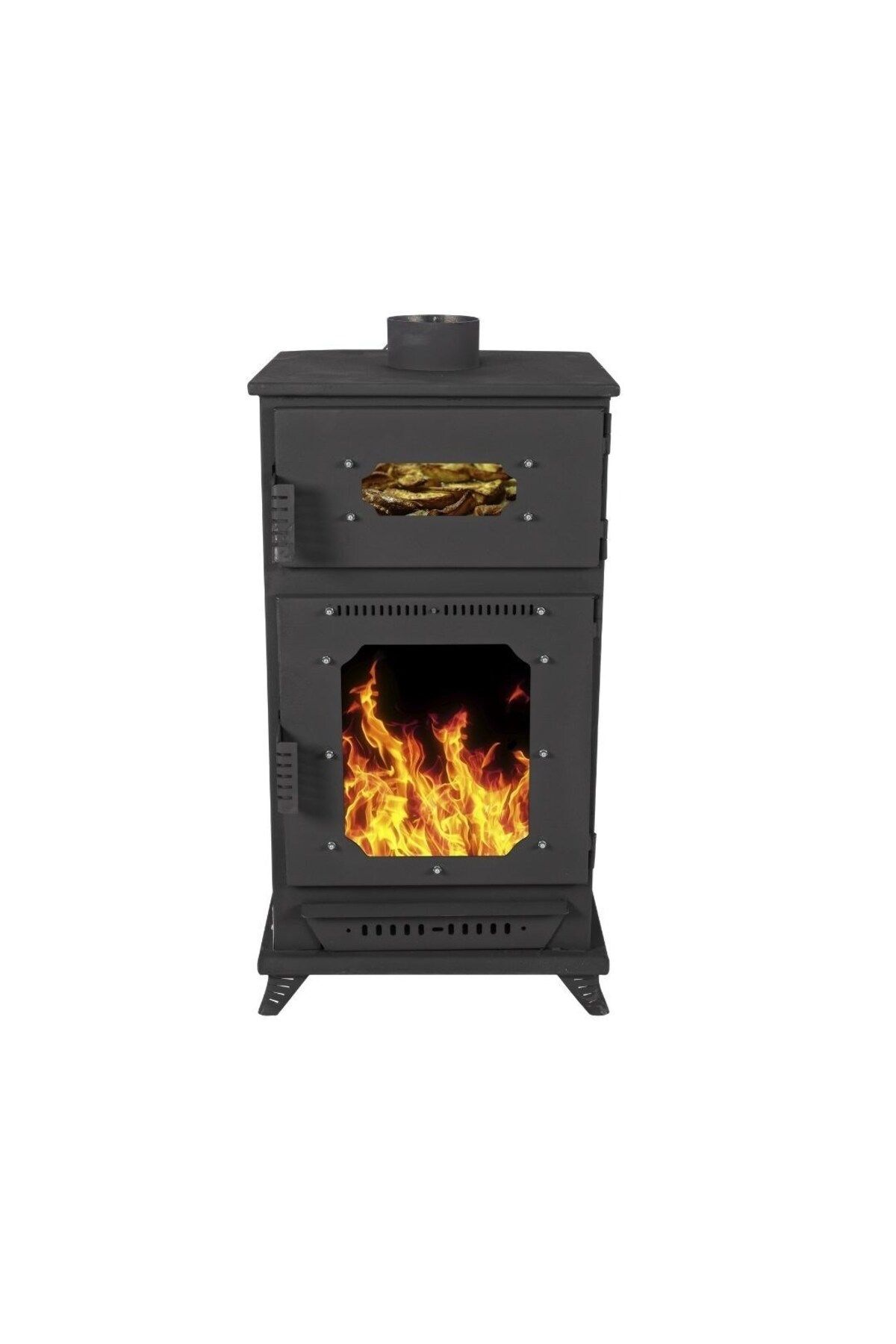 Genel Markalar M003 Pelet Ve Odun Yakabilen Mini Fırınlı Soba - Fiyatı ...