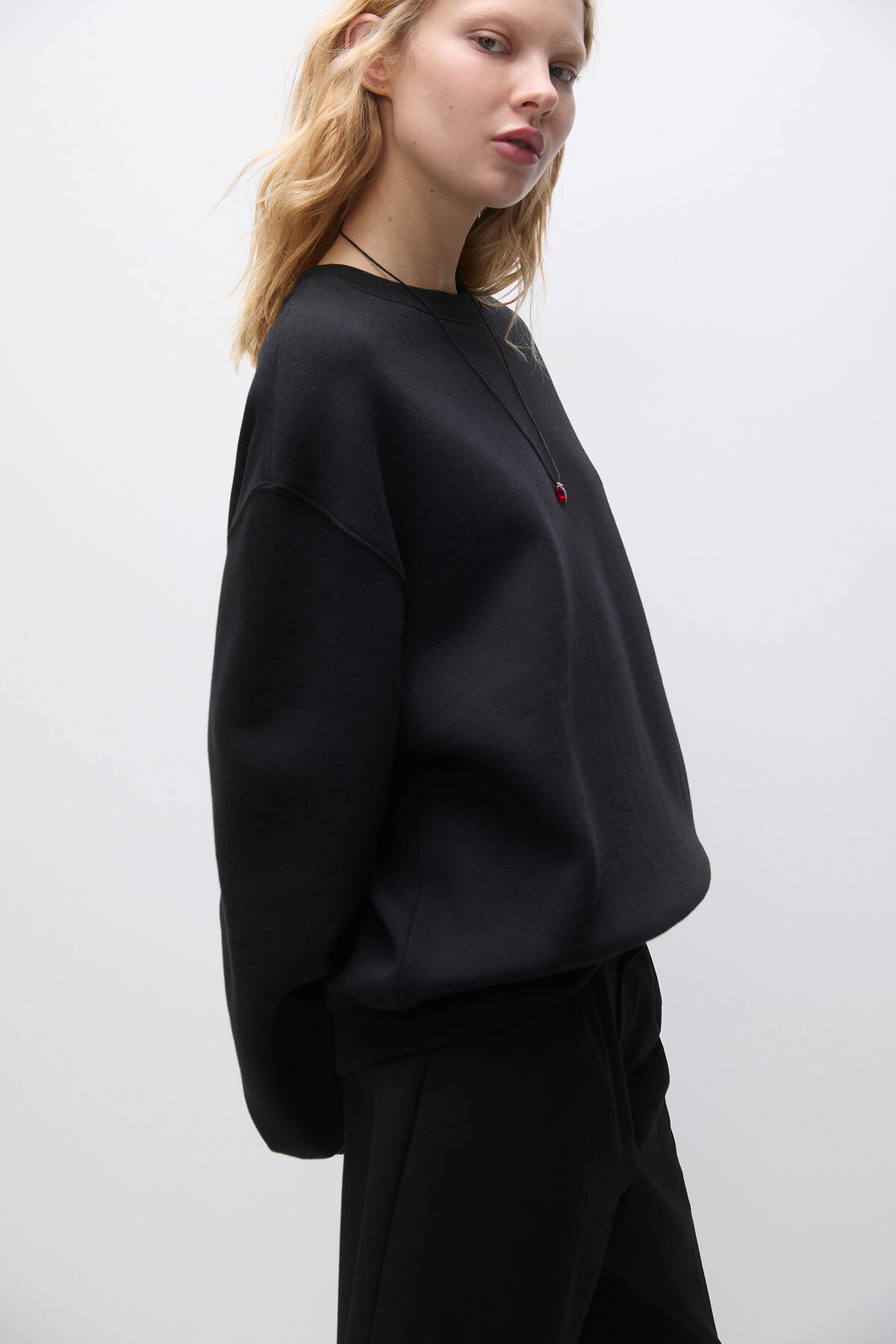 Pull & Bear Basic oversize sweatshirt - Fiyatı, Yorumları
