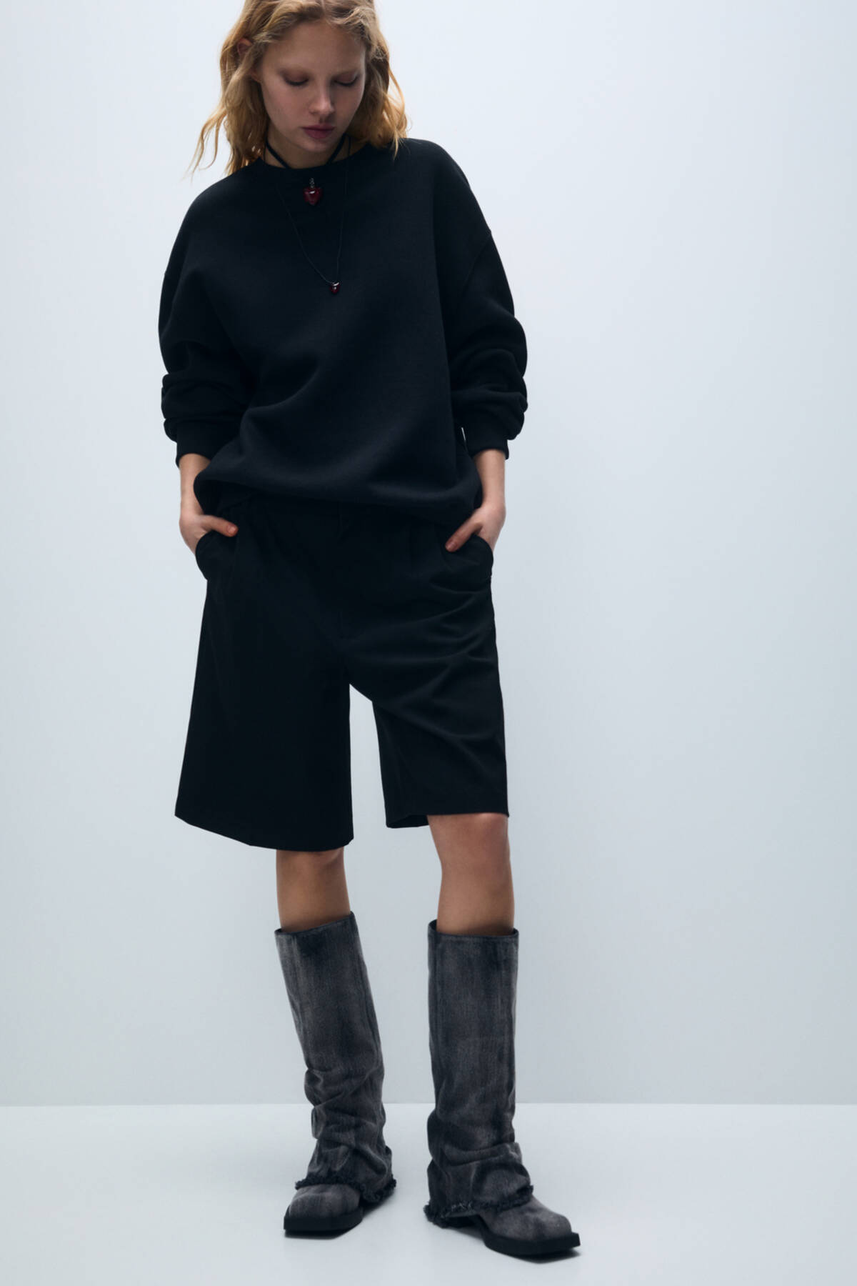 Pull & Bear Basic oversize sweatshirt - Fiyatı, Yorumları