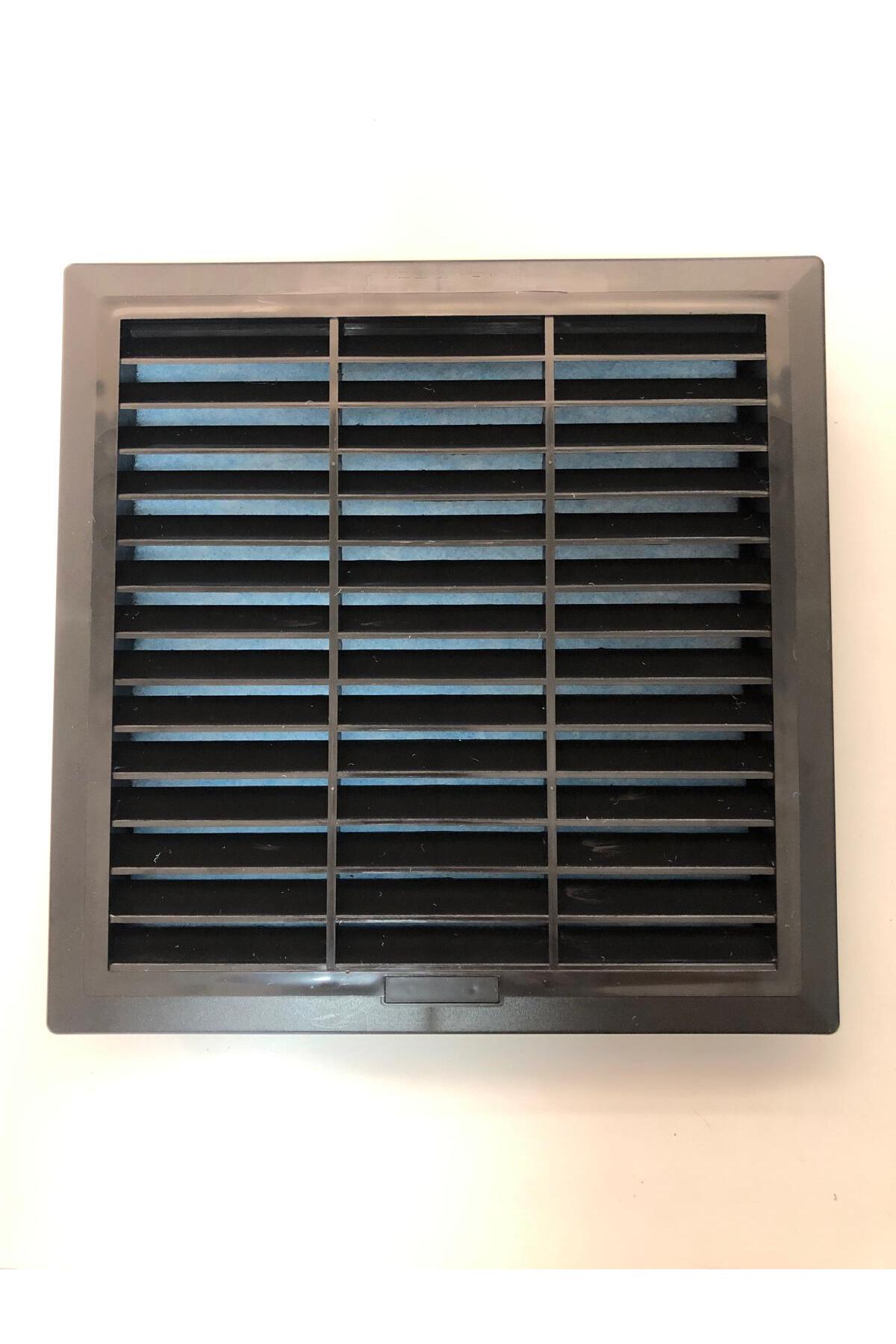 Acil Pano Fan Panjur Havalandırma Menfezi Siyah w:250 X H:250 mm Fiyatı ...