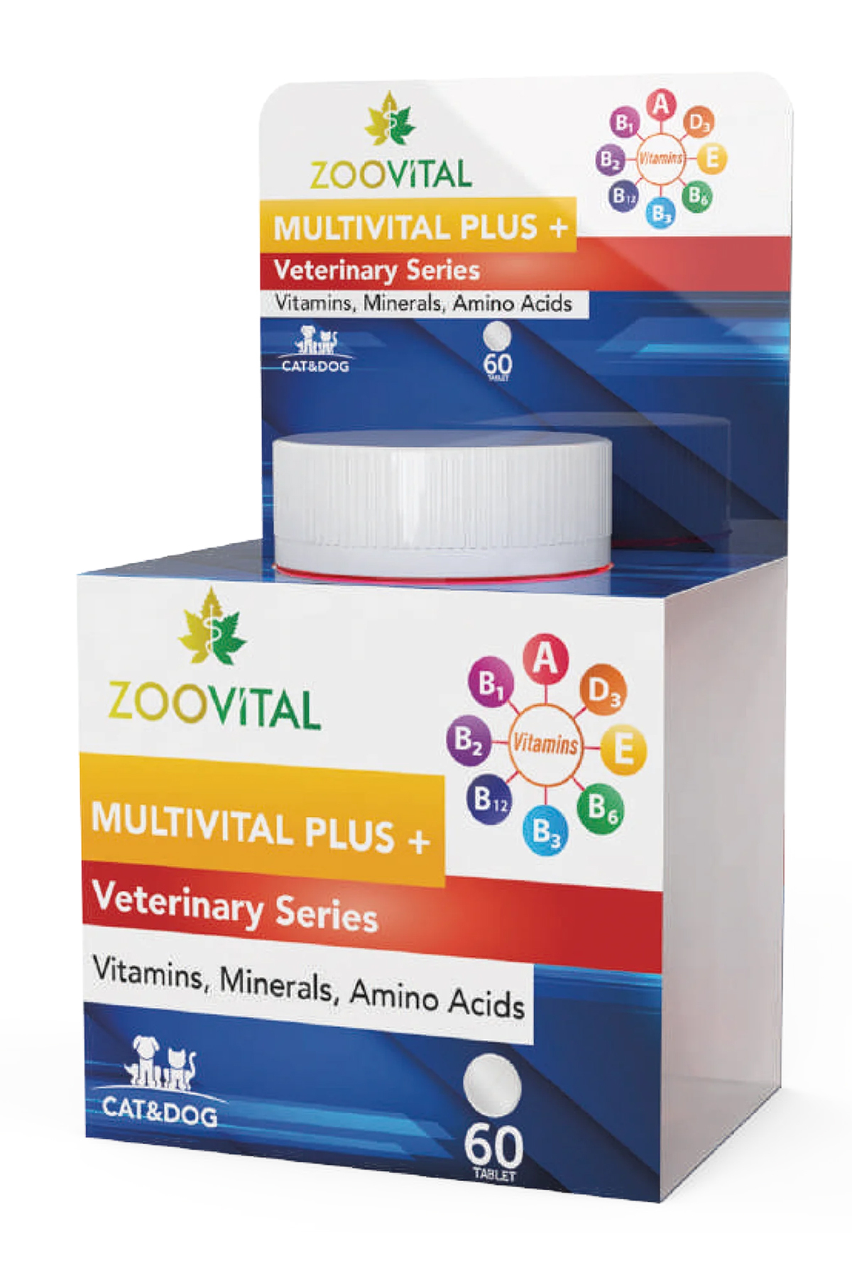 Zoovital Multivital Plus Kedi ve Köpekler için Multivitamin Tablet ...