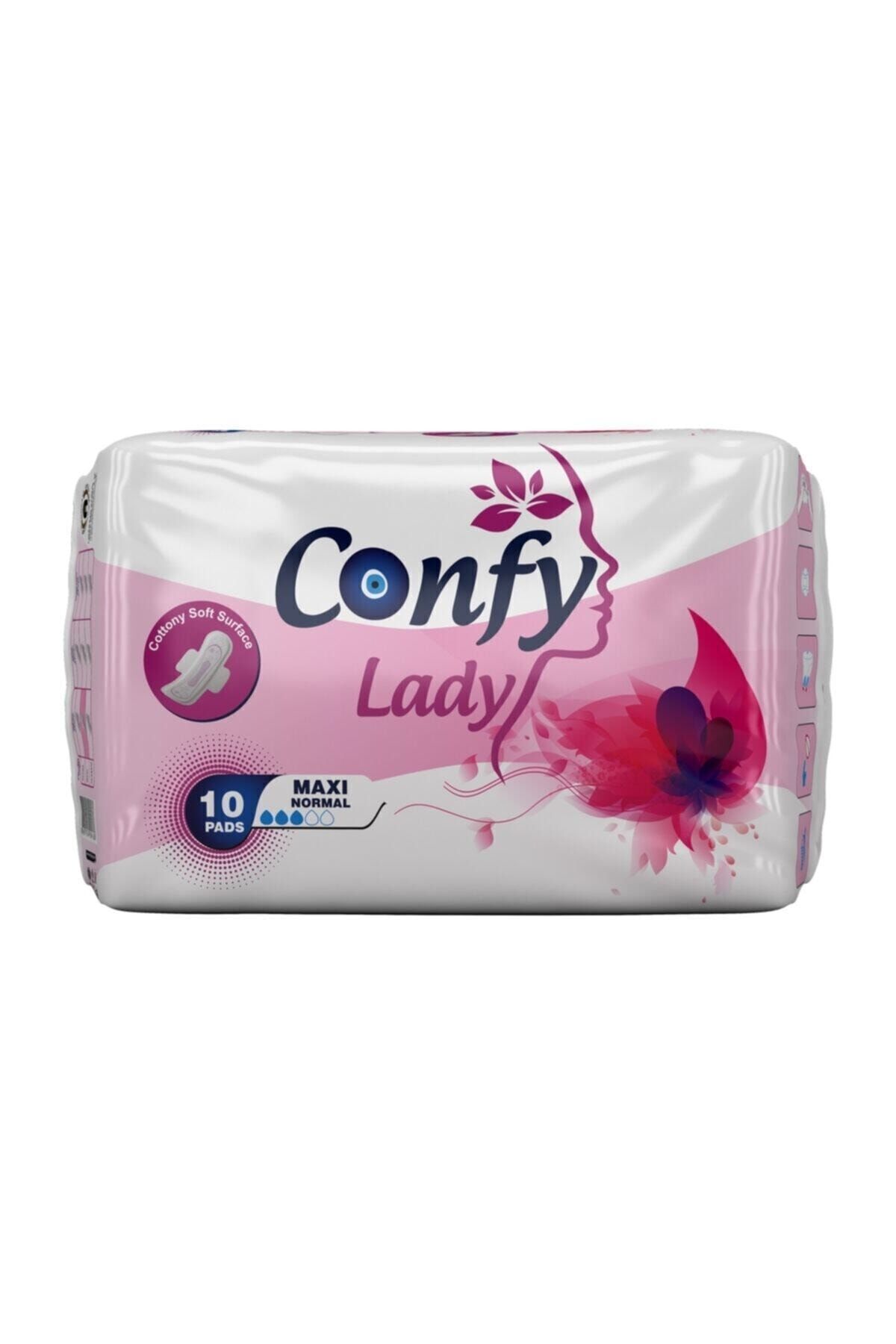 Confy Lady Hijyenik Ped Maxi Normal 10 Adet - Fiyatı, Yorumları