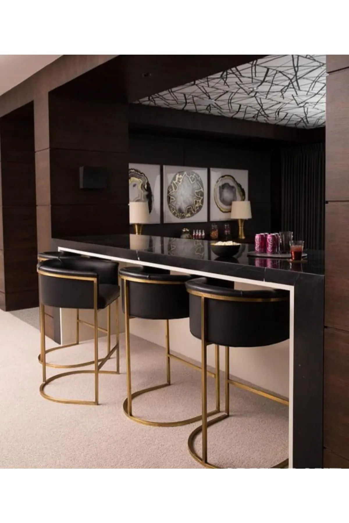 MATs METAL TASARIM 2'li bar sandalyesi ada mutfak sandalye bistro sandalye Fiyatı, Yorumları ...