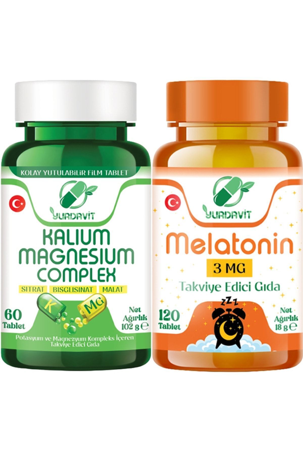 Yurdavit Potasyum Magnezyum Sitrat Malat Bisglisinat Kompleks 60 Tablet ...