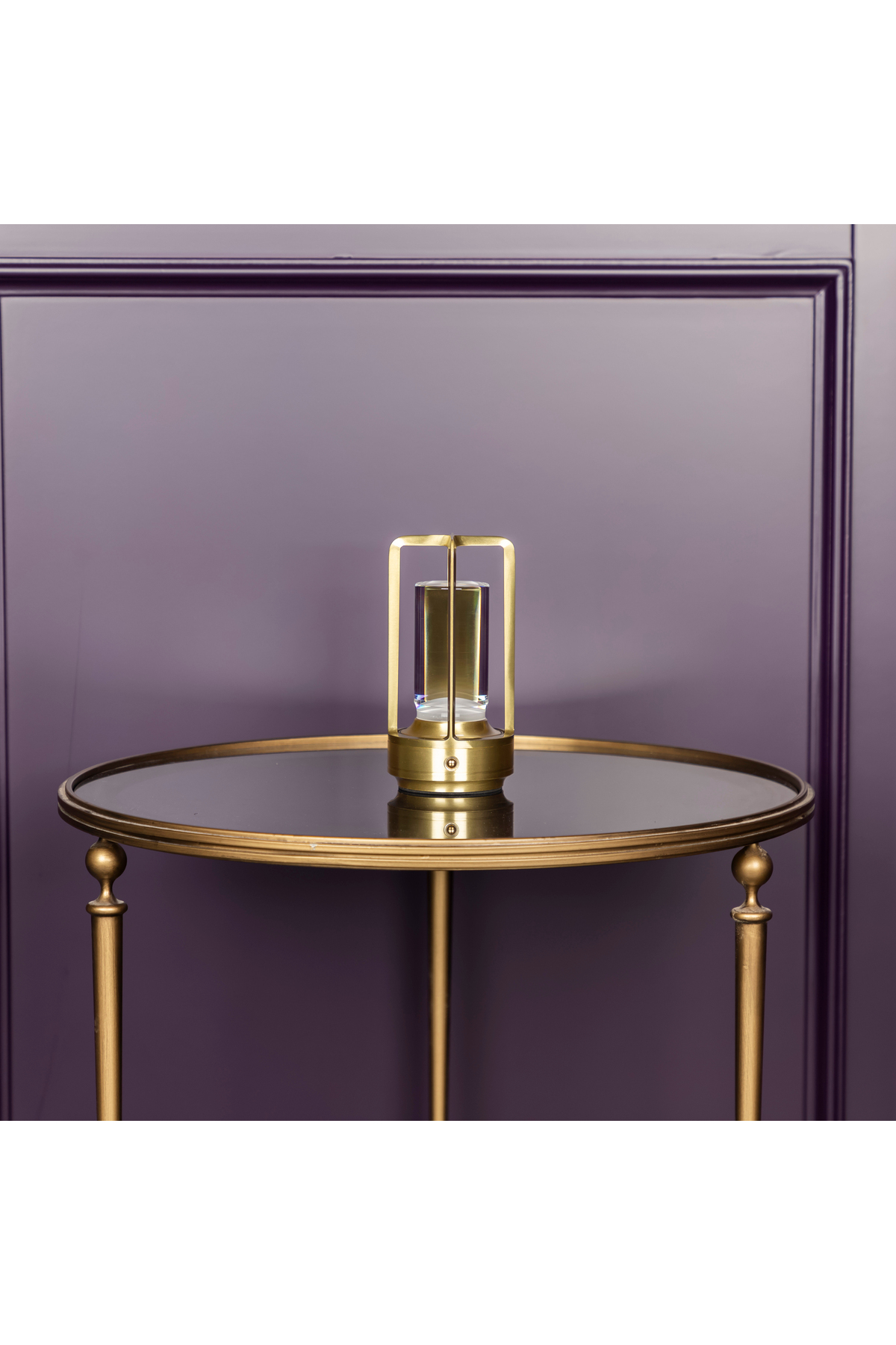 LAMBAM CLARA DİMMERLİ ŞARJLI KRİSTAL AKRİLİK FENER MASA LAMBASI ...