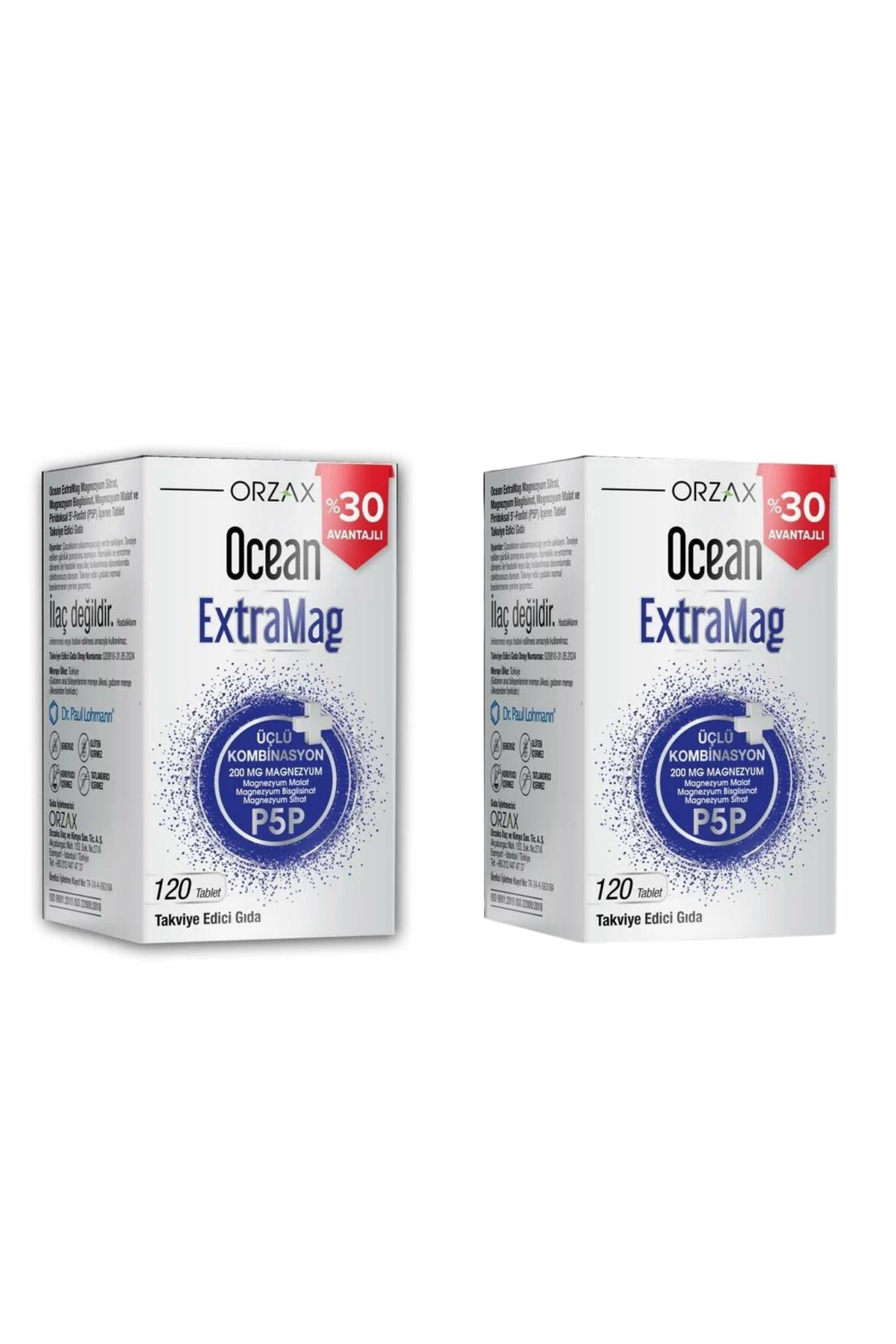 Ocean Extramag 120 Tablet x2li - Fiyatı, Yorumları
