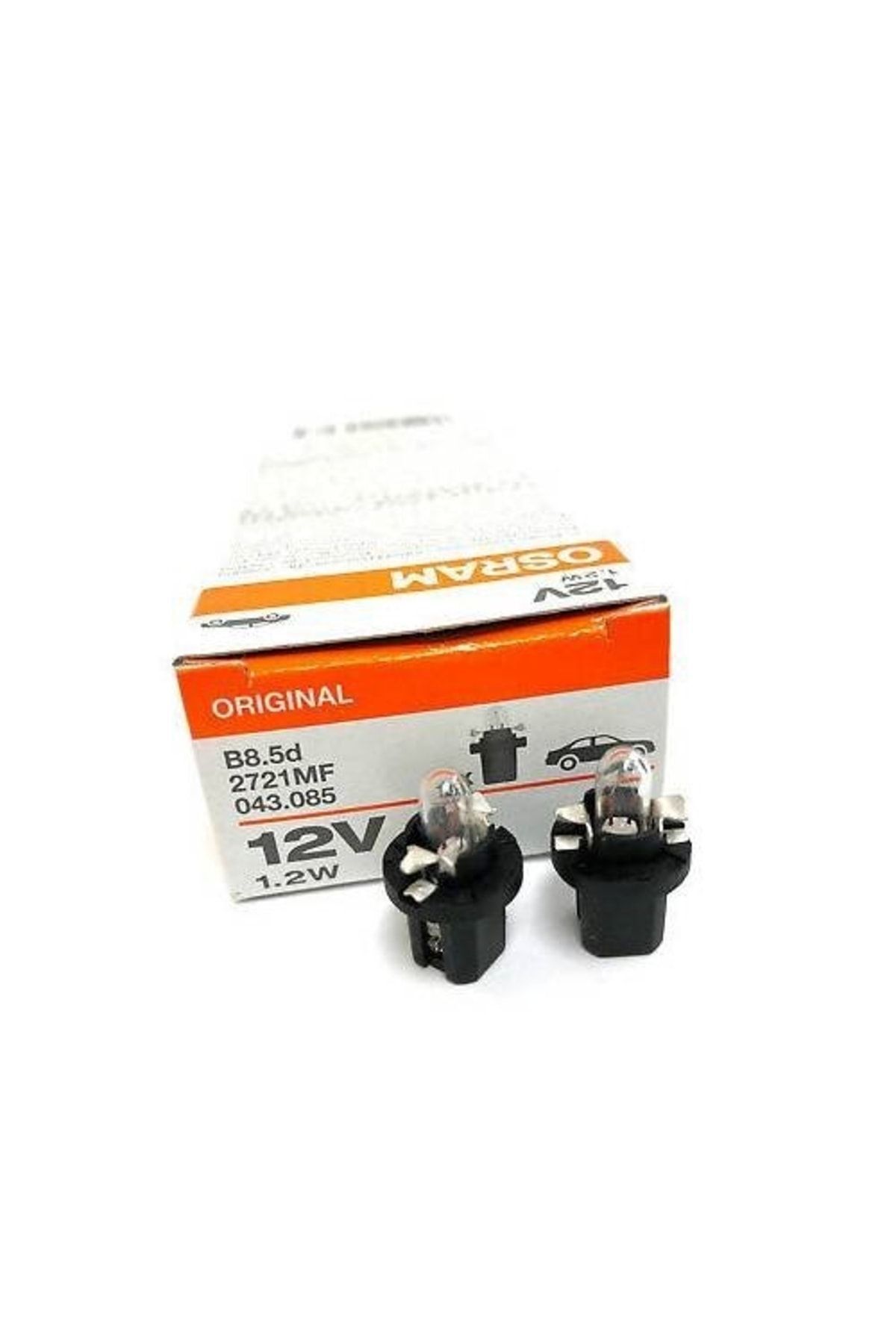 Osram 10 Adet 12v T5 1.2w Dipsiz Gösterge Ampulü Duylu 2721mf - Fiyatı ...